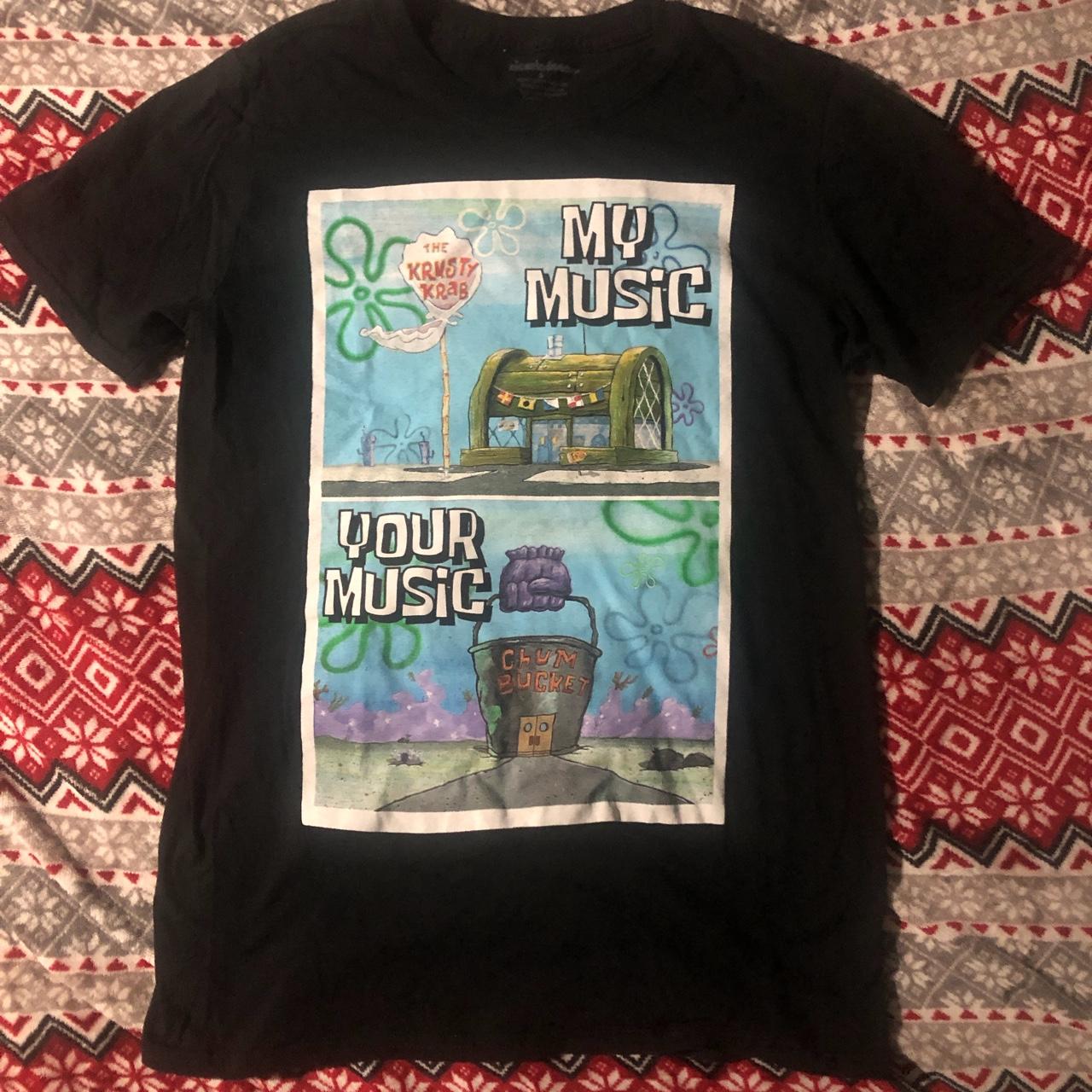 Spongebob meme shirt -only worn a few times -good... - Depop