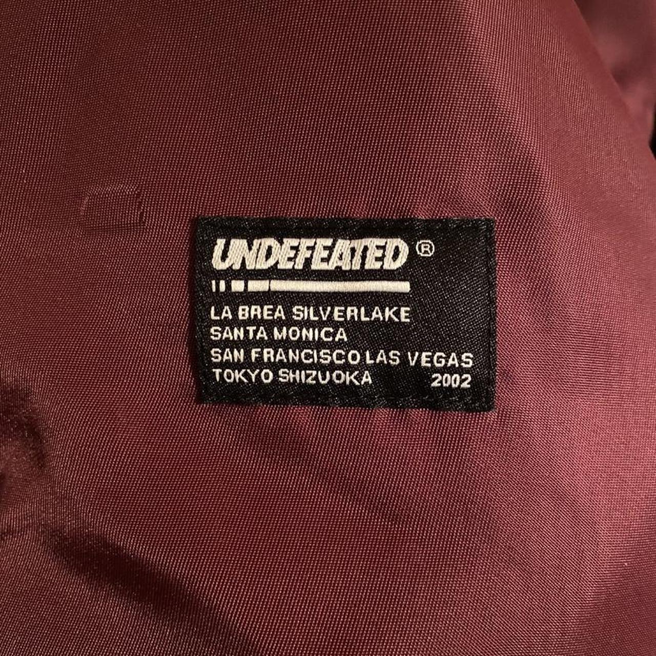 Undefeated Men's Burgundy Jacket | Depop