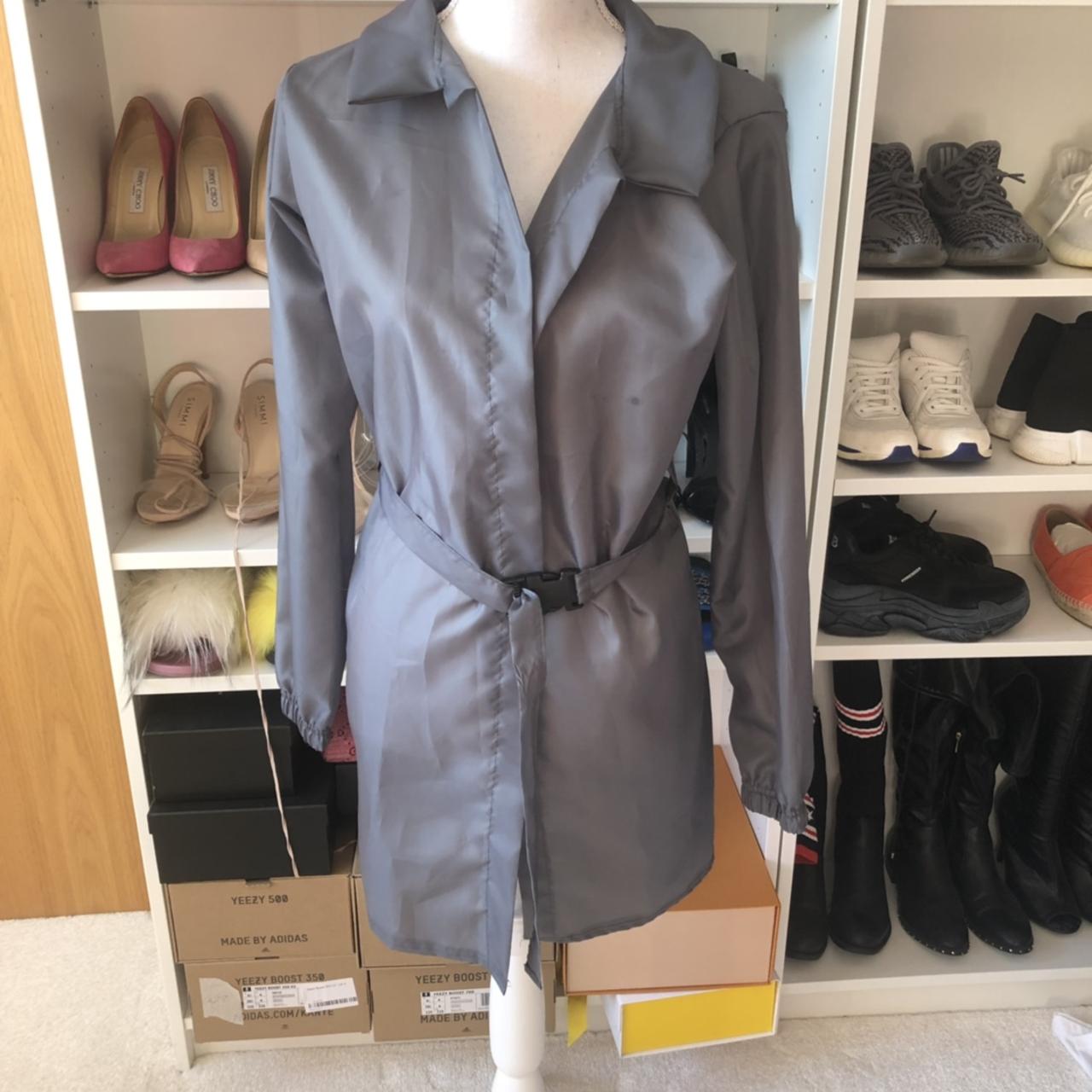 Grey shell over dress size 6 - Depop