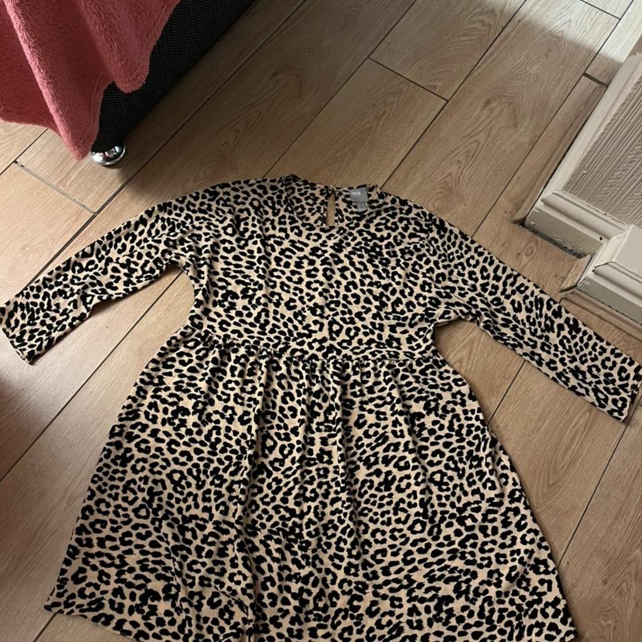 Asos leopard print top dress. Only worn once.... - Depop