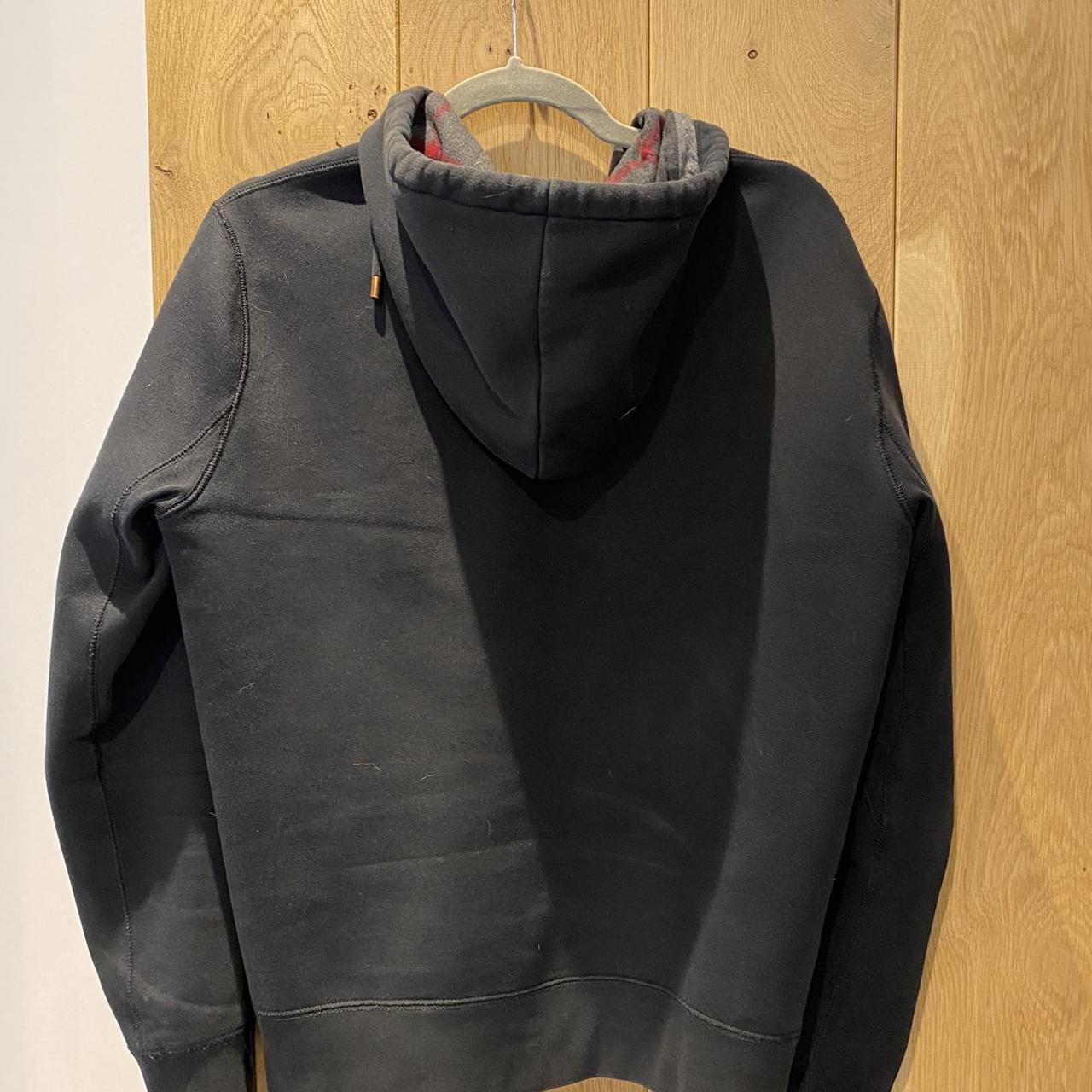 Mens Burberry hoodie size Small worn multiple times... - Depop