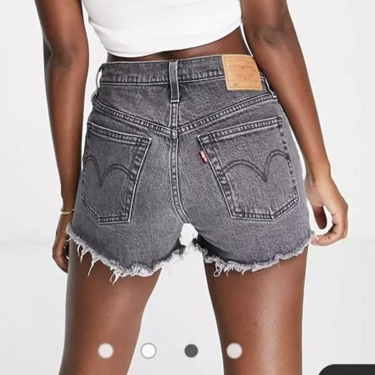 Levi 501 original short in grey Brand new never worn... - Depop