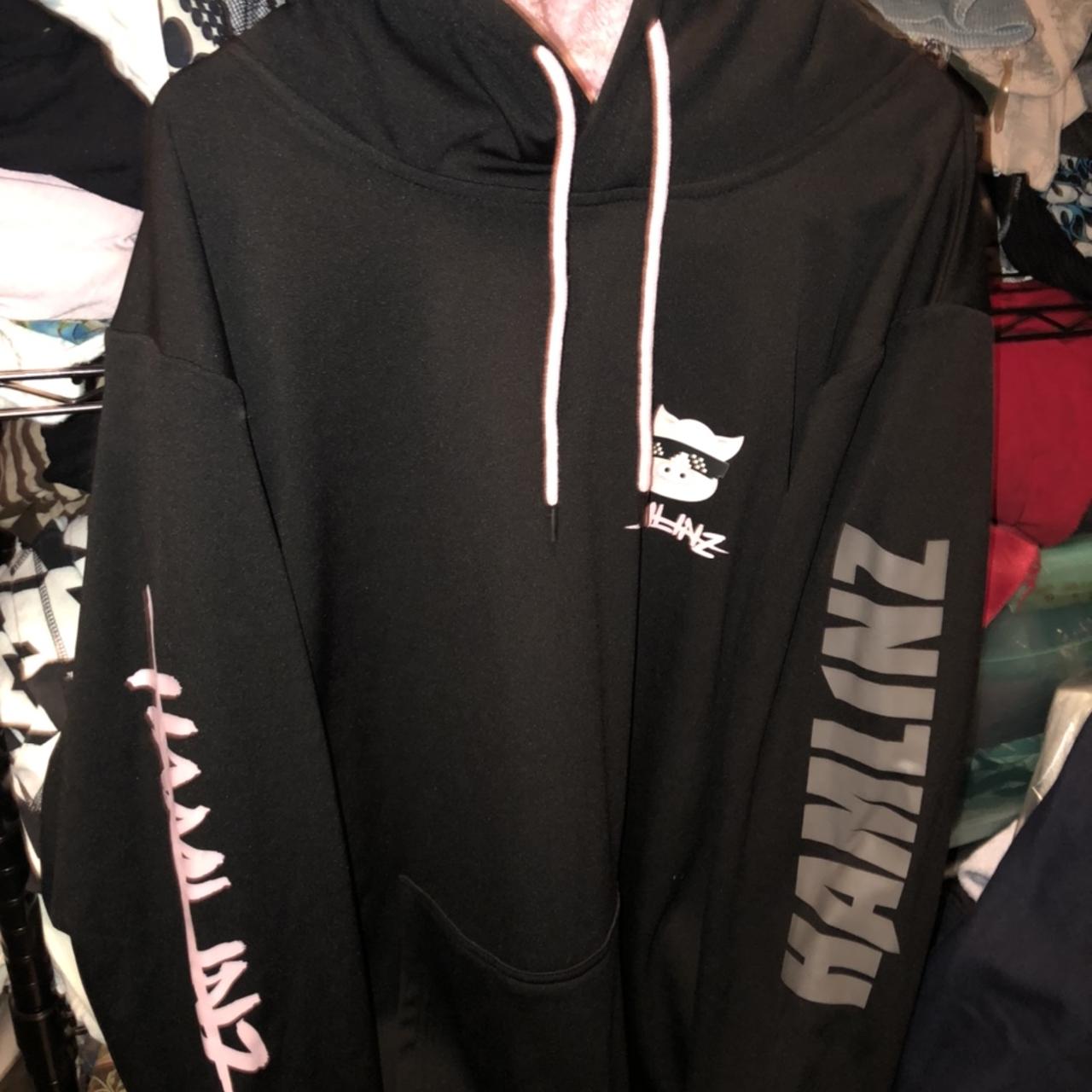 TSM HAMLINZ HOODIE BLACK HOODIE PINK... - Depop
