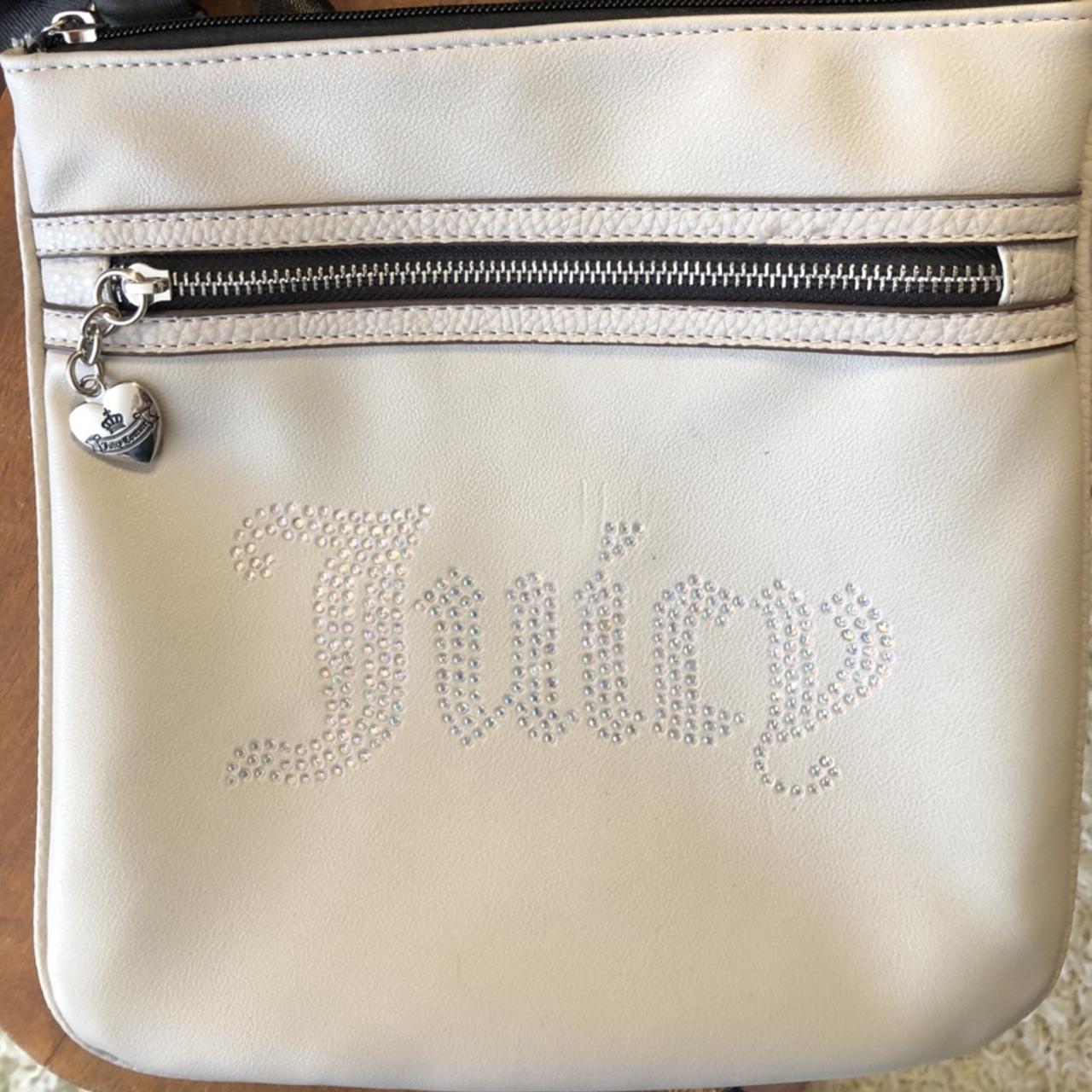 Light grey bedazzled juicy couture bag! Worn one... - Depop