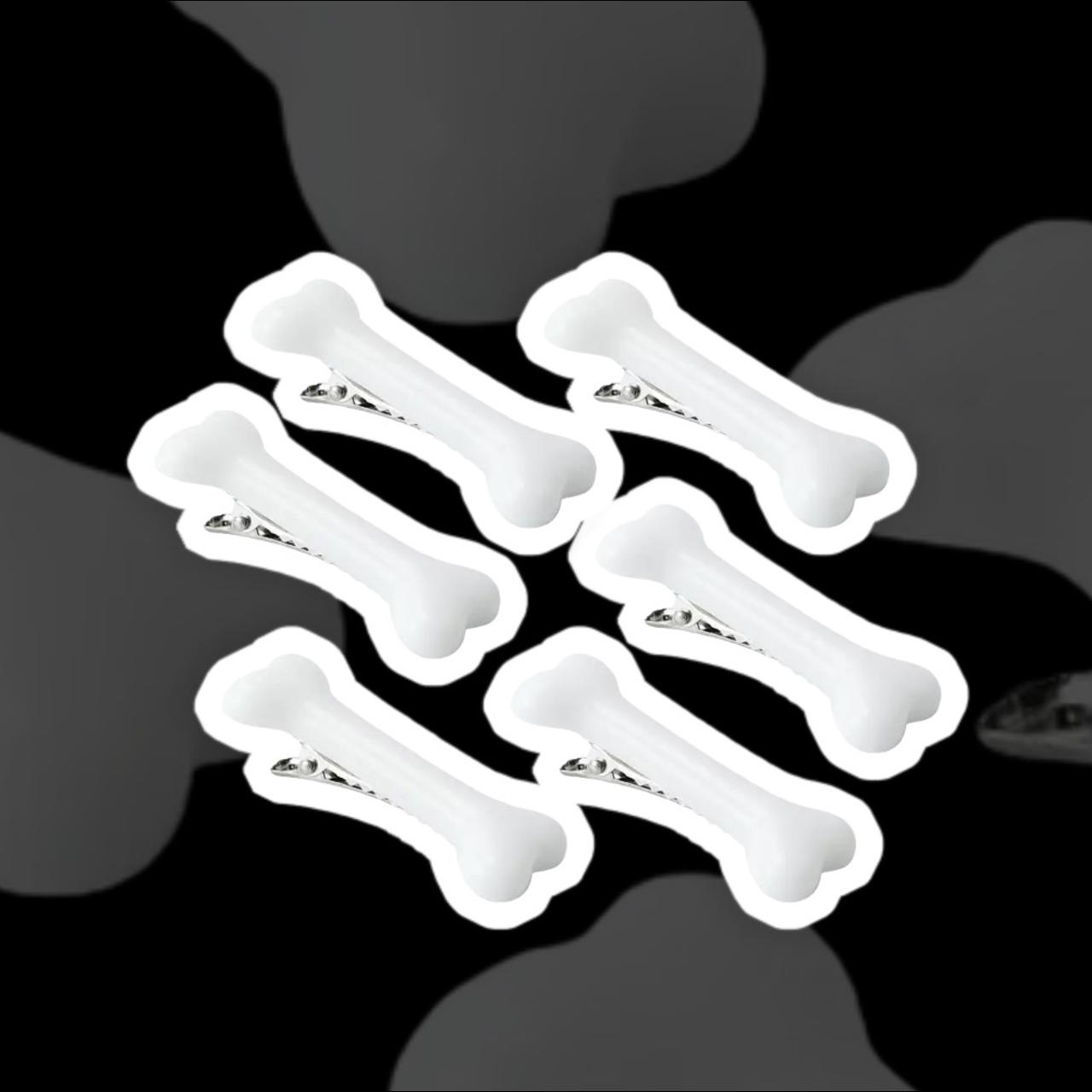 Pair of bone hair clips.. super cute and perfect for... - Depop