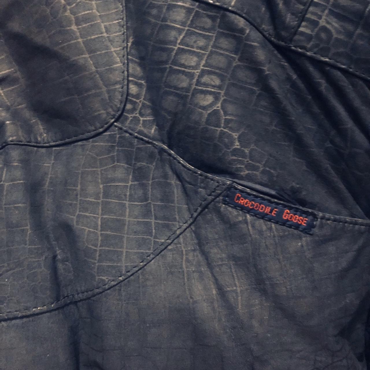 Double Goose Country Crocodile Goose Leather 1987... | Depop