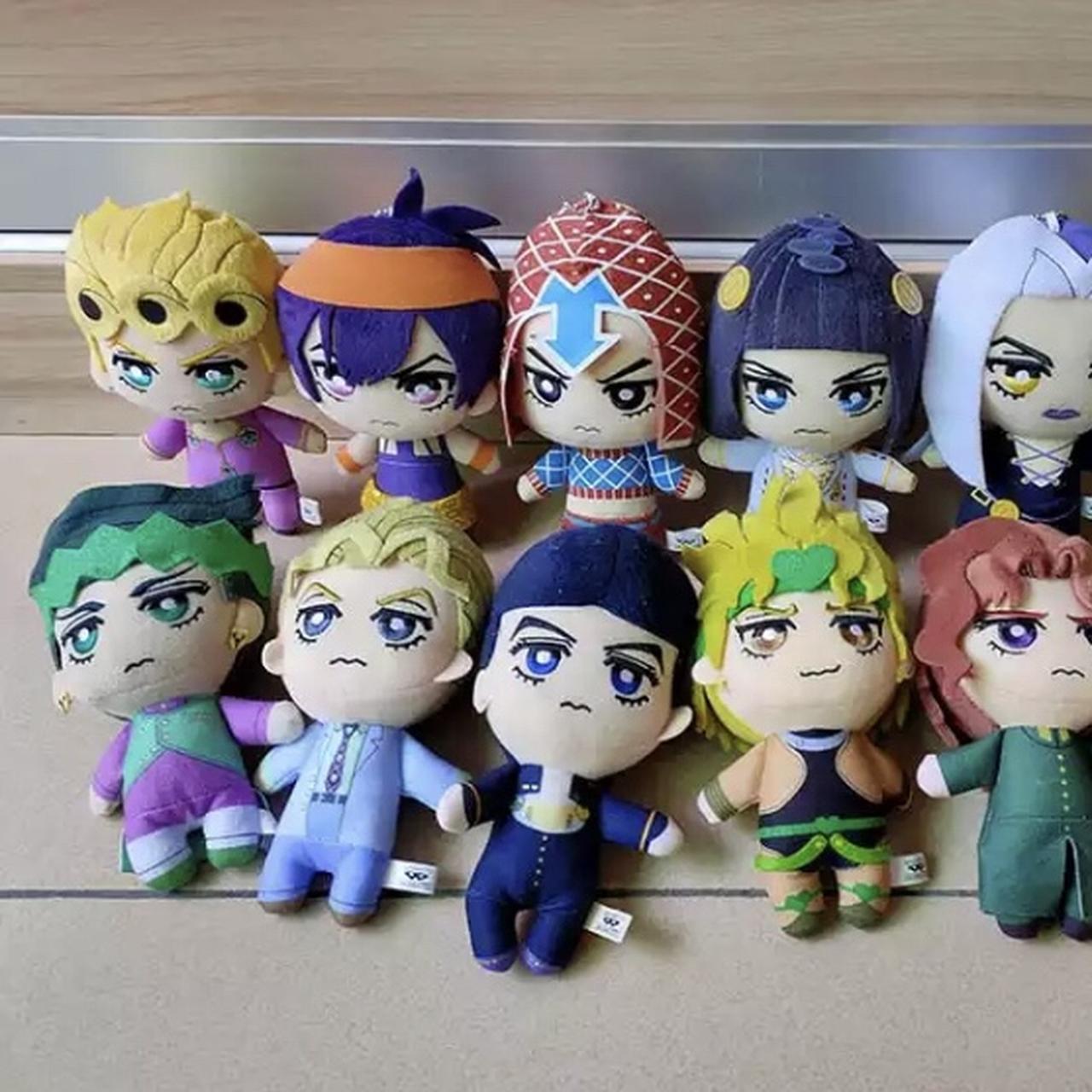 JJBA Jojo’s bizarre adventures keychain plushies box... - Depop