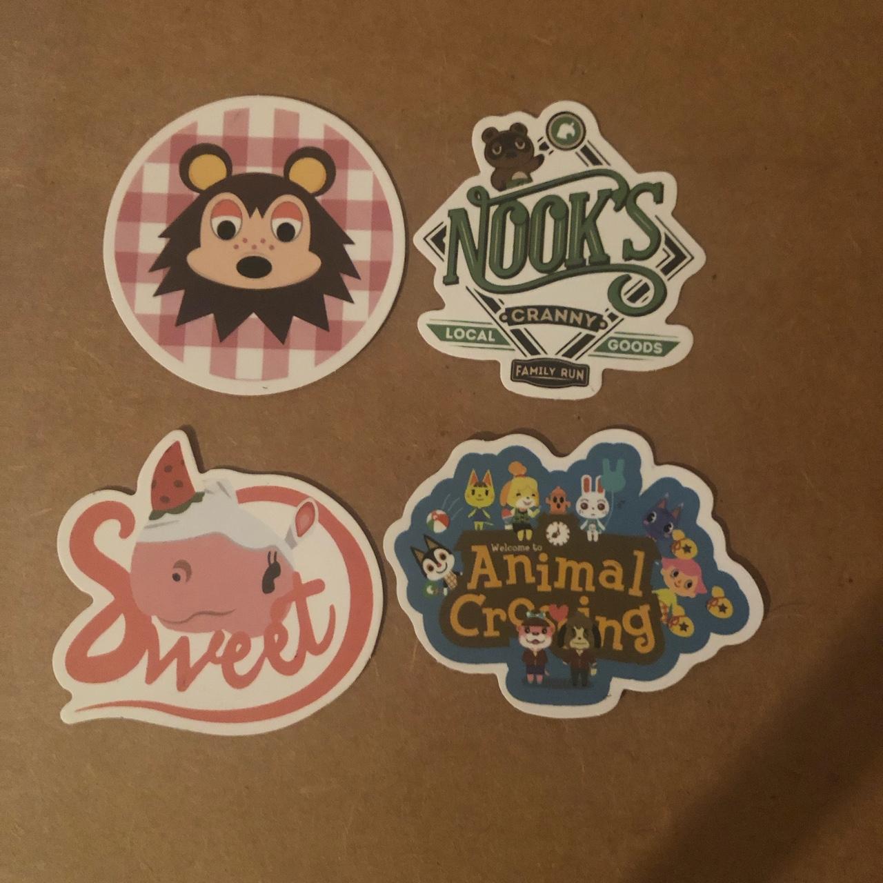 Animal crossing logo stickers $1.50 each $6.00 for... - Depop