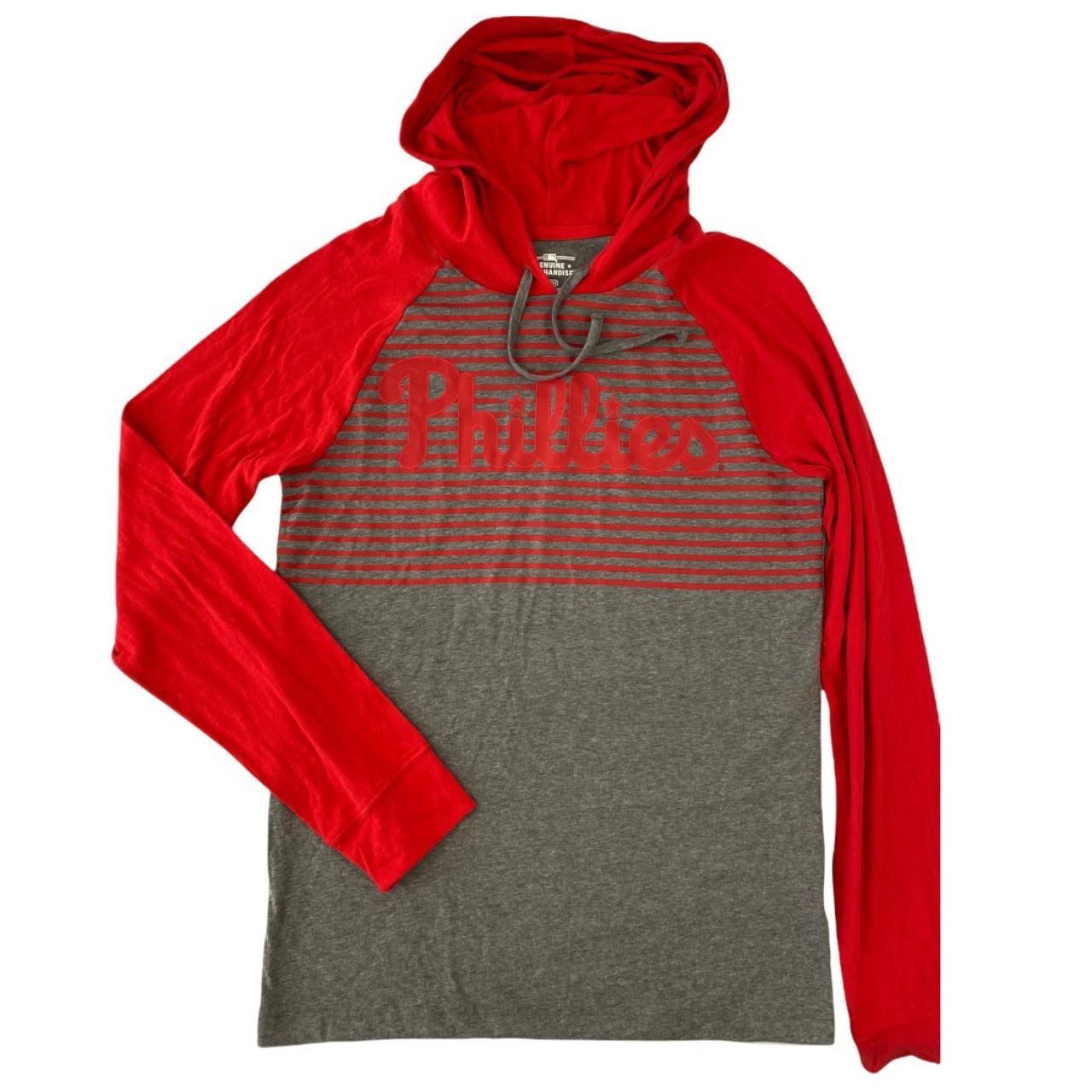 Philadelphia Phillies MLB Red & Gray Long Sleeve... - Depop