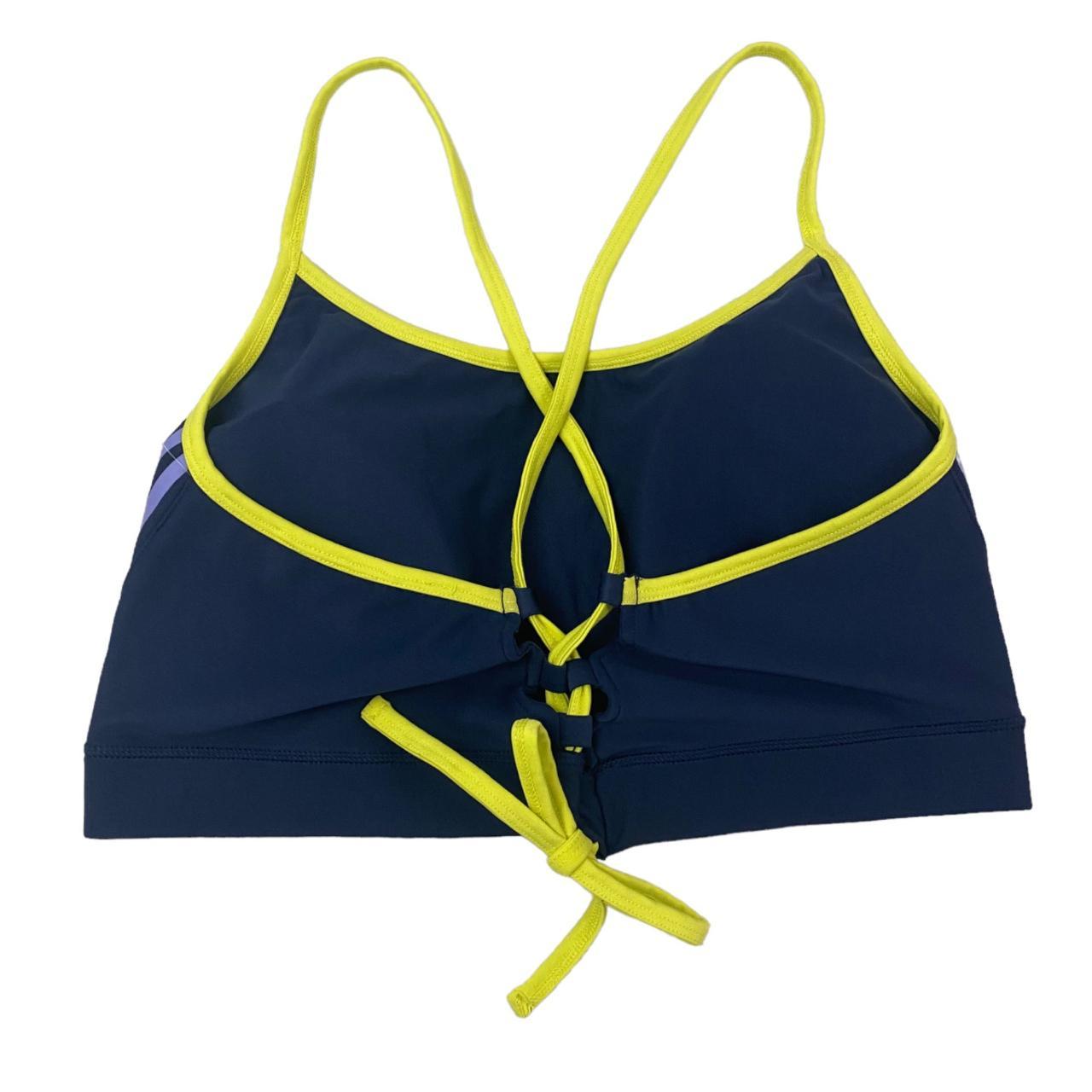 Splendid Studio Women's Navy Blue Peacoat Striped... - Depop