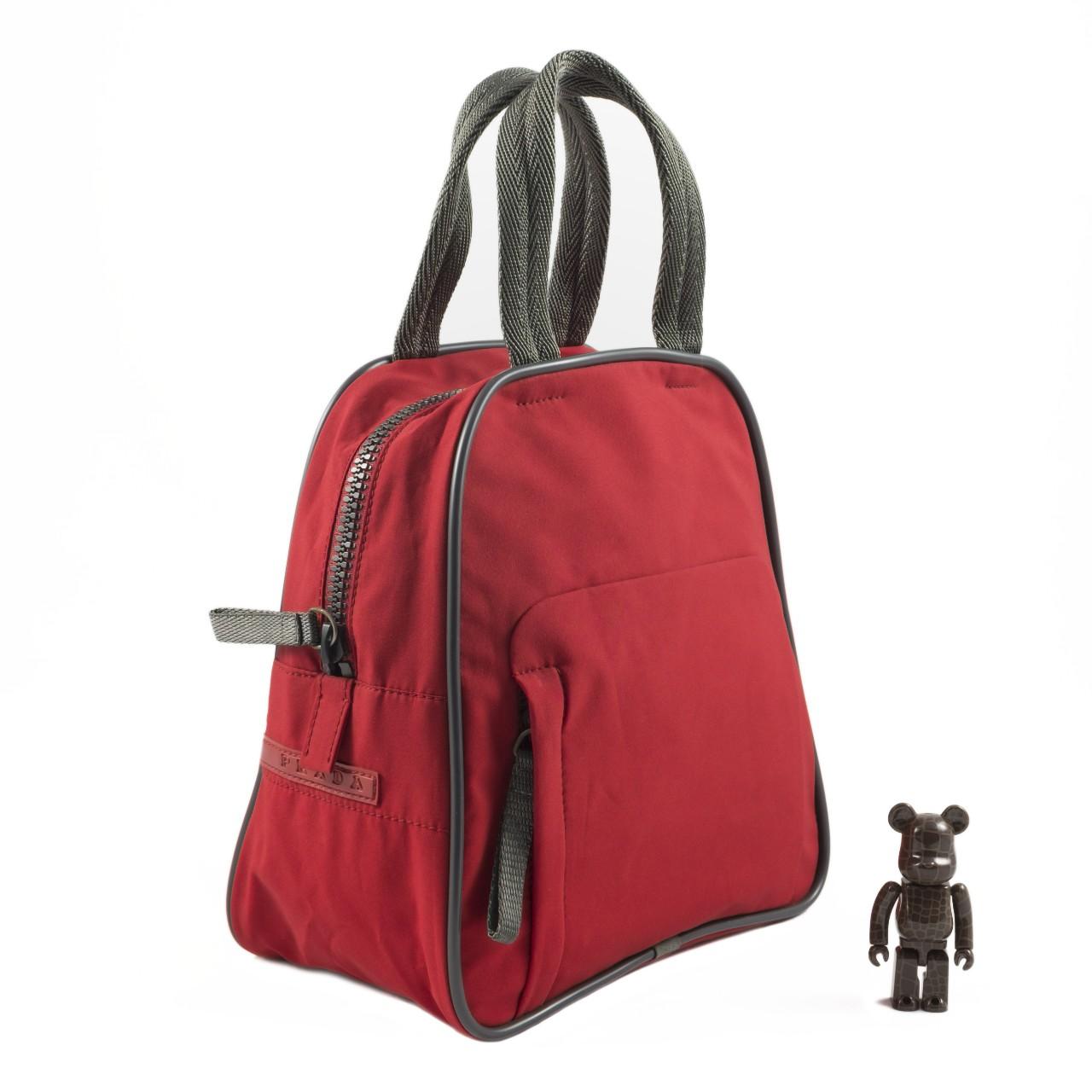 Authentic Prada sport small nylon red bag. Red Prada... - Depop