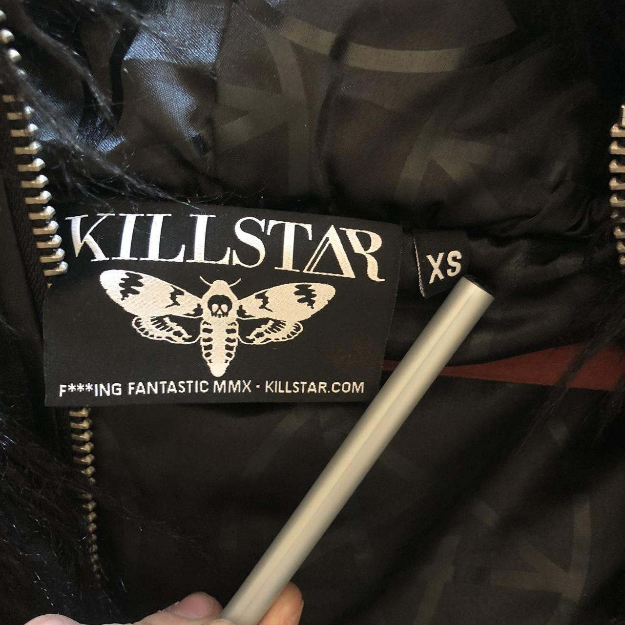 Killstar brand no longer sold fluffy black faux fur... - Depop