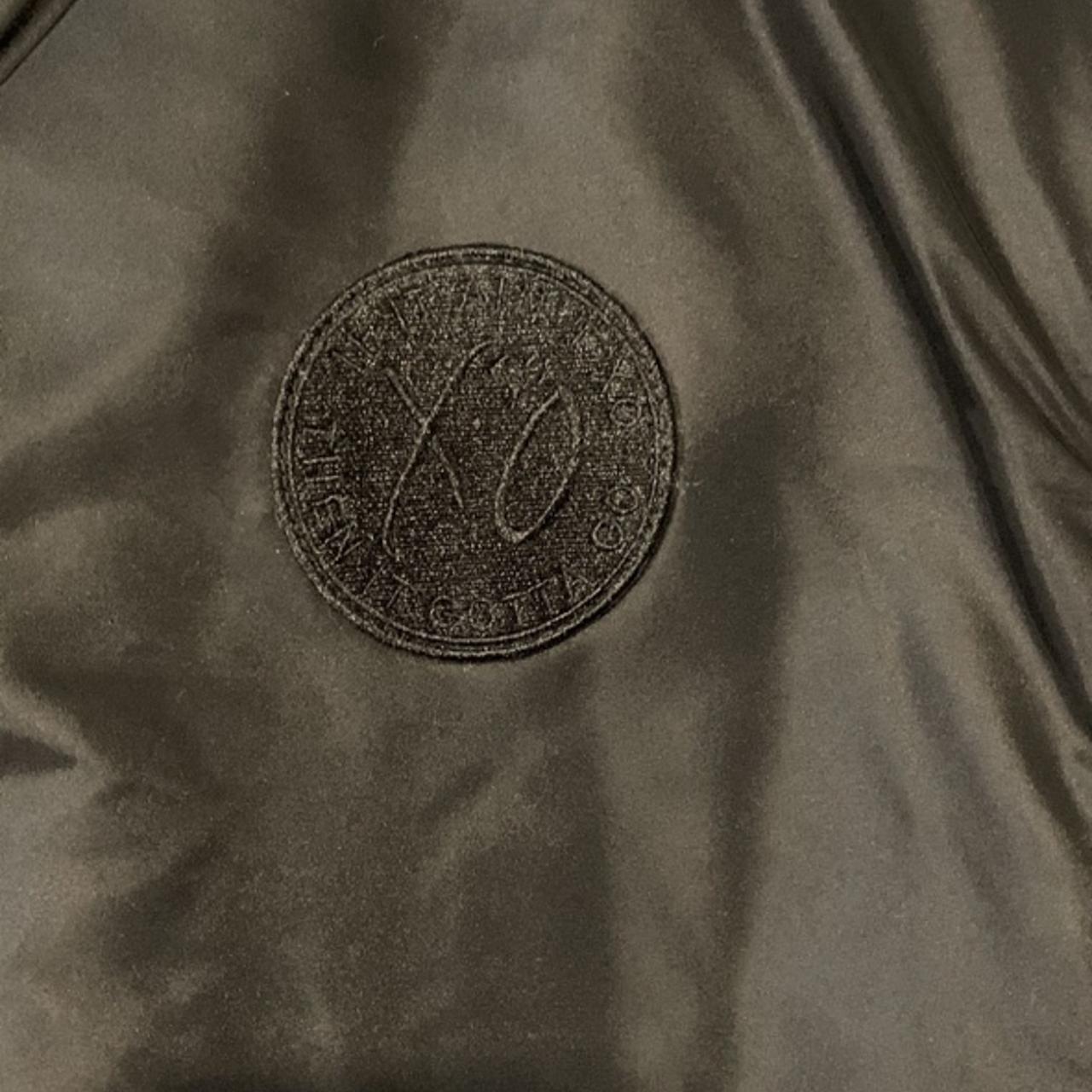 A closer look of the patches on The Weeknd’s Bomber... - Depop