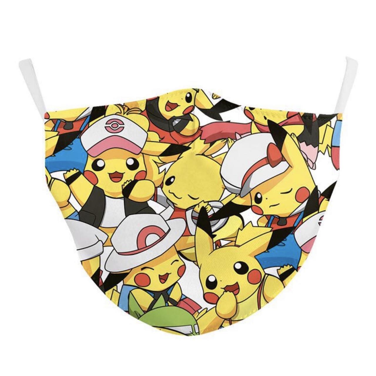 Pika Pika face mask for adult - Depop