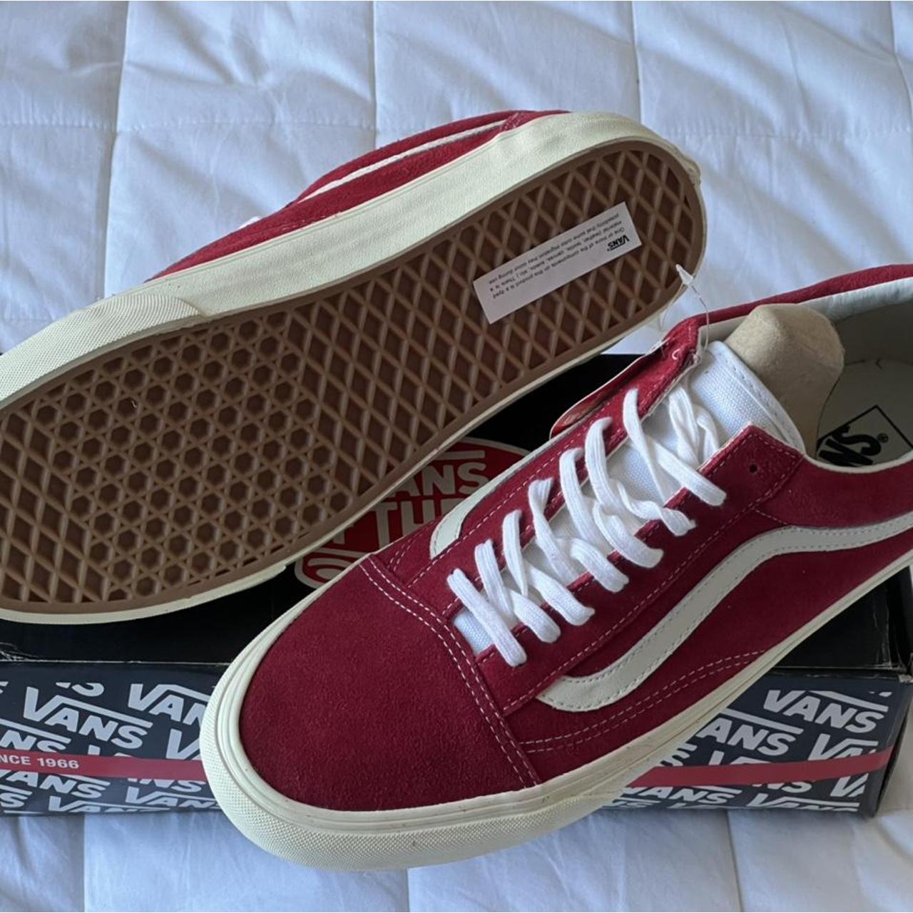Vans Men's Red | Depop