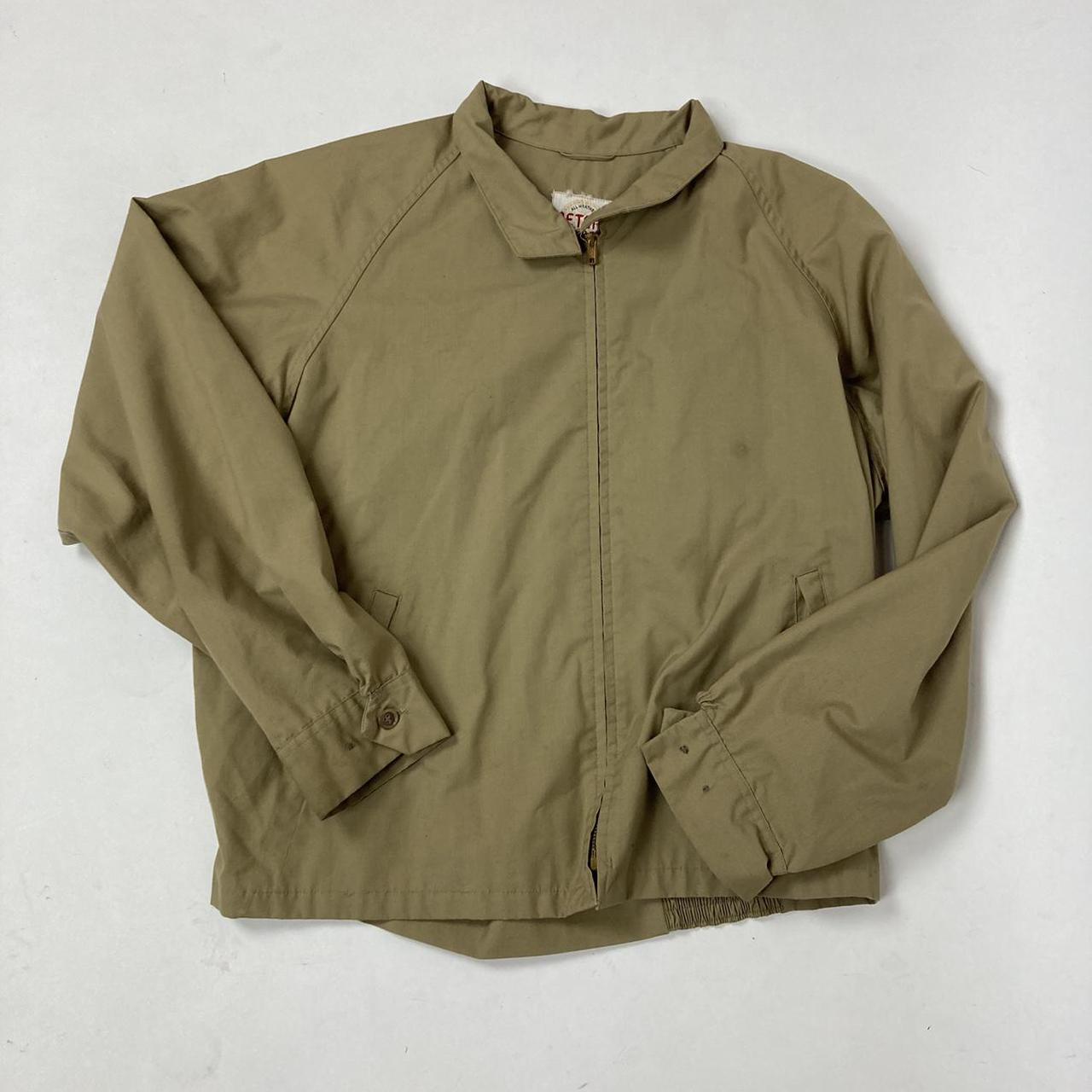 Vtg 60’s Peters all weather full zip jacket Cotton... - Depop