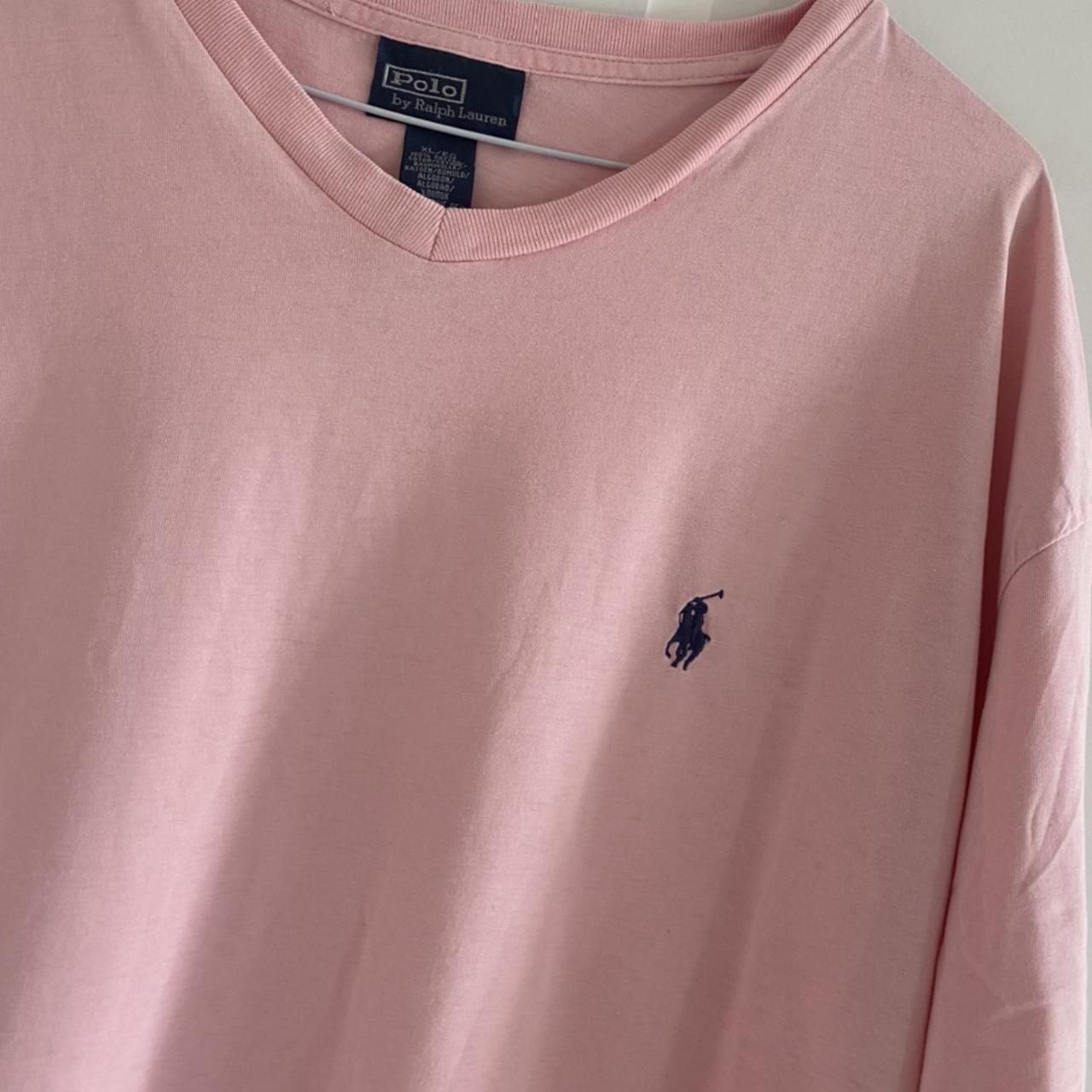Genuine baby pink Polo Ralph Lauren T-Shirt with... - Depop
