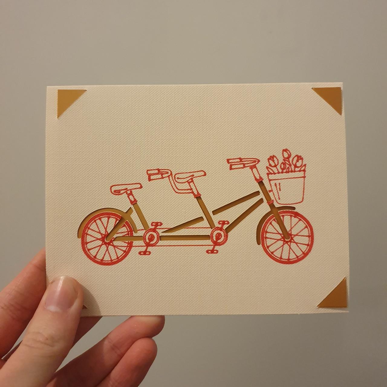 Handmade Bike Card #bikes #handmadecards #cards - Depop