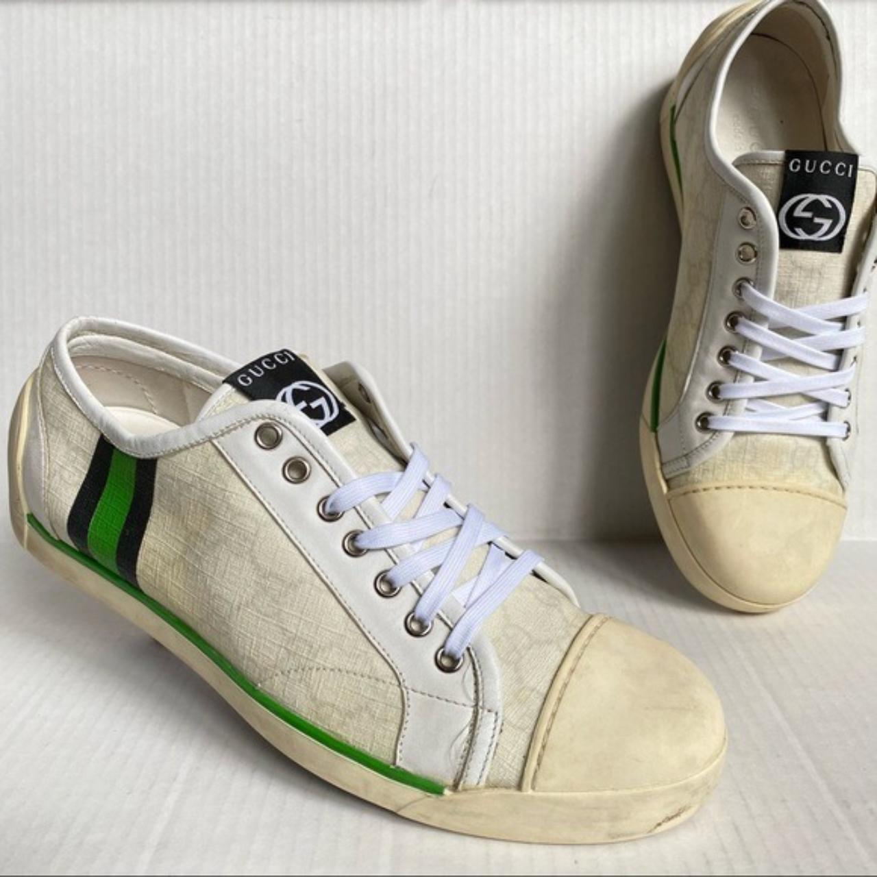 Gucci GG Monogram Web Logo Sneakers Brand:... - Depop