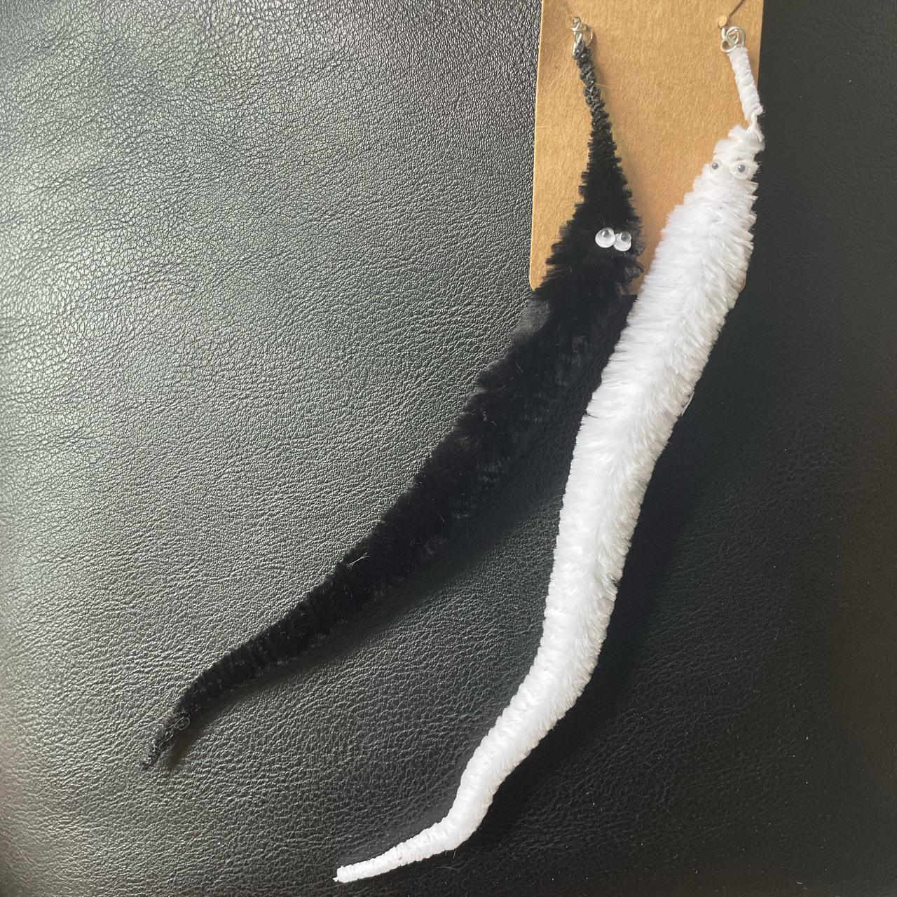 Hand-made squirmles 90s toy worm earrings Brand new... - Depop