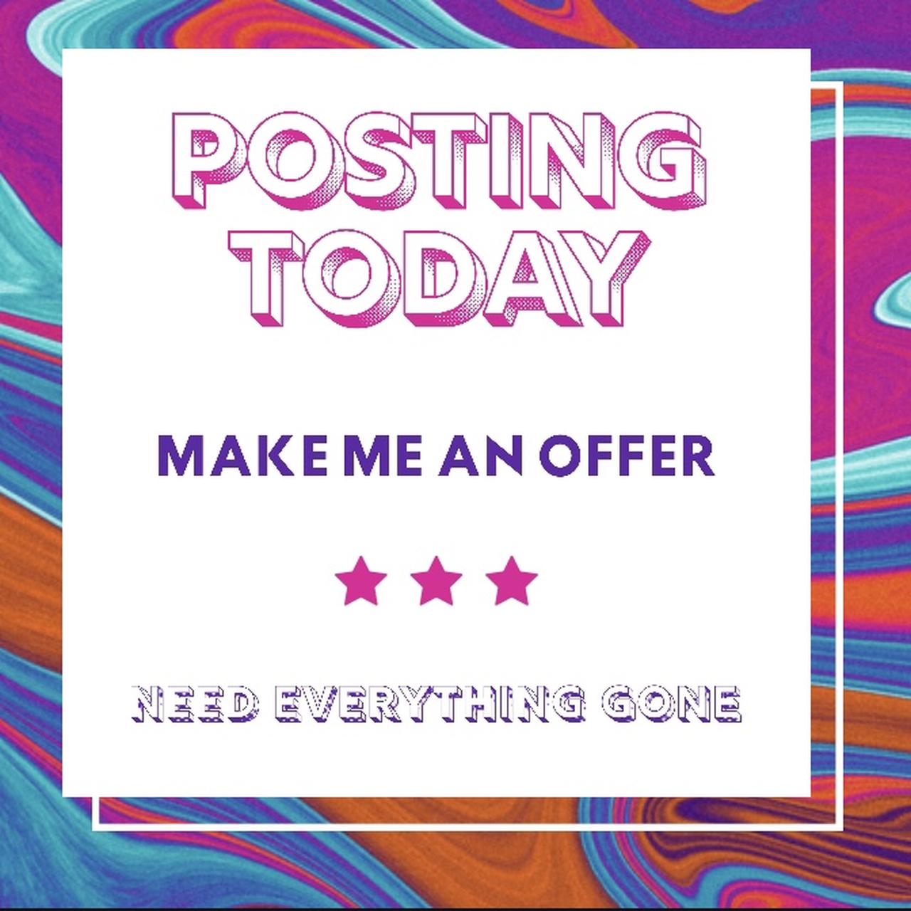 Post office today! Need everything gone, make me... - Depop