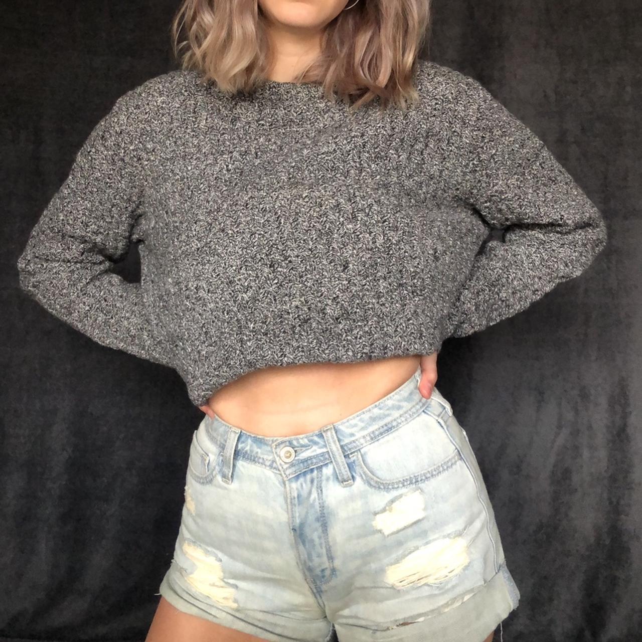 super nice and thick grey sweater from old navy ️... - Depop