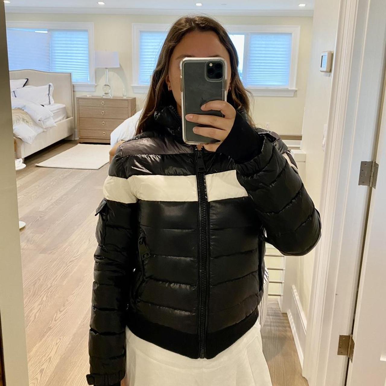 SAM. COAT: Starburst Single Stripe Down Nylon Puffer... | Depop