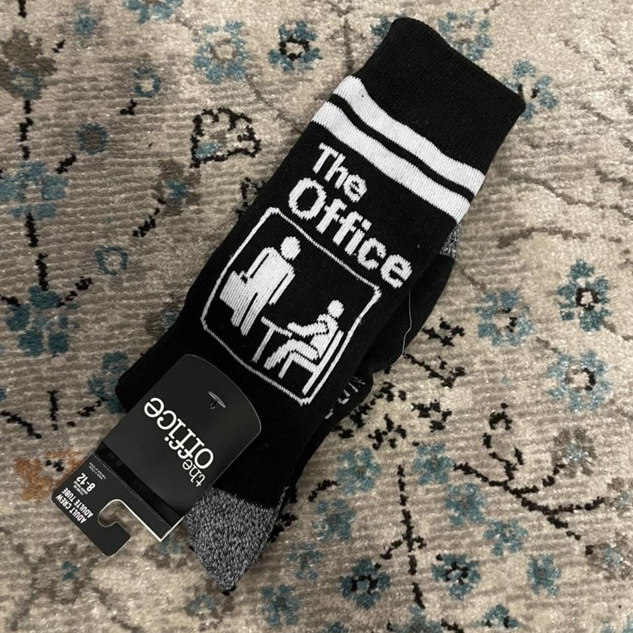 THE OFFICE the office logo crew socks Purchased... - Depop