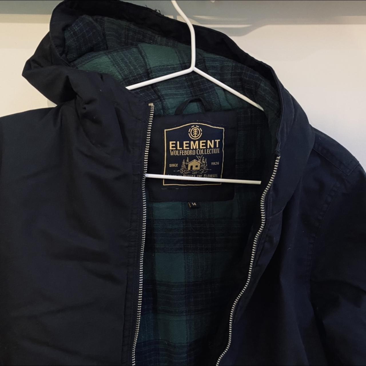 Element black coat Perfect for winter, so warm... - Depop