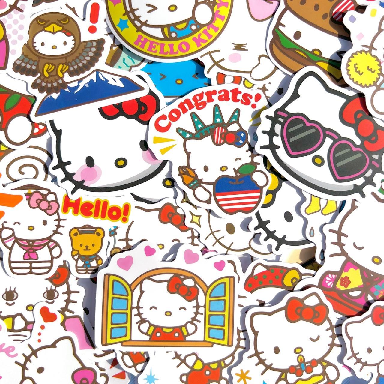 Hello Kitty Stickers 🎀🤍 🌷 can be used for... - Depop