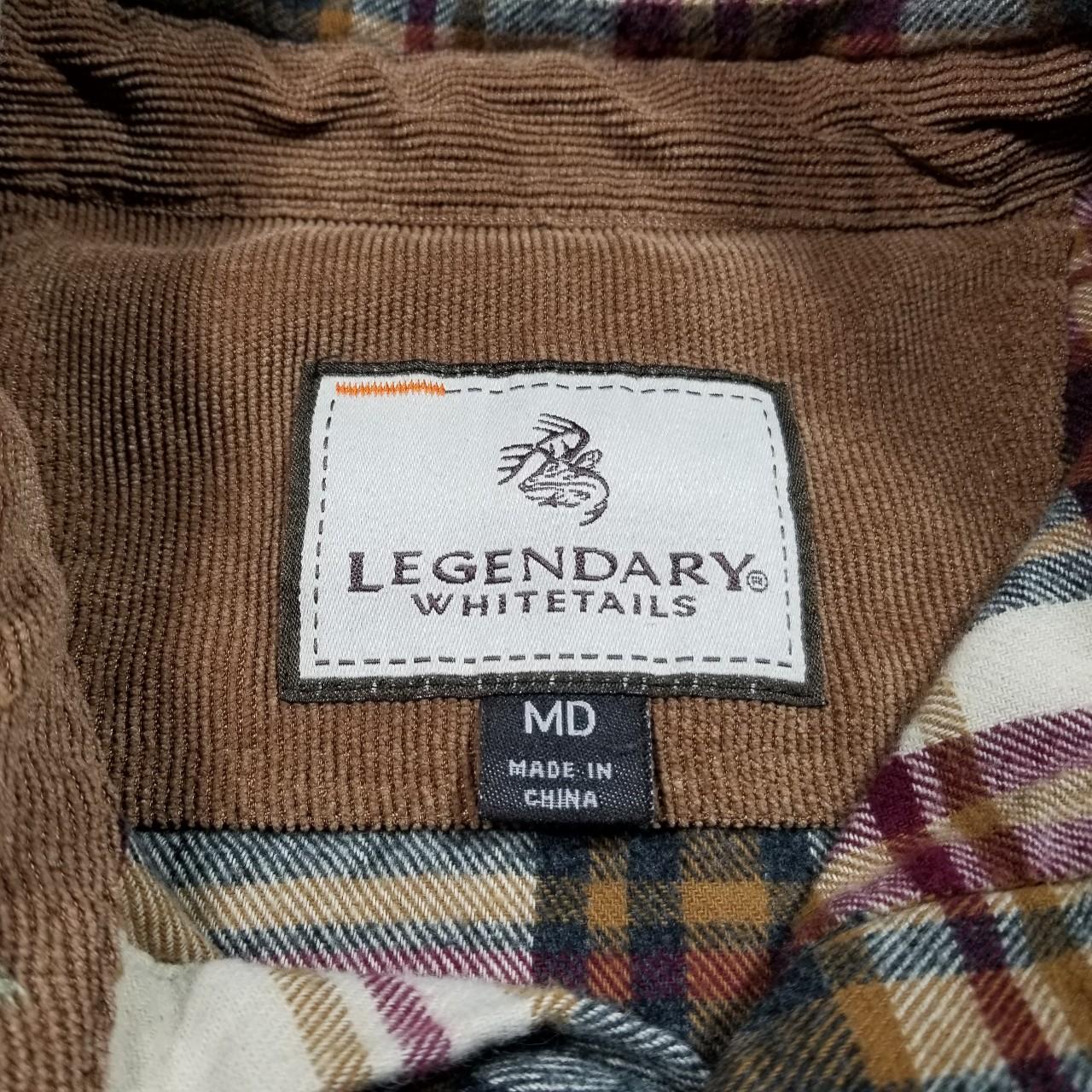 Legendary Whitetail Brown Flannel Size Medium Chest... - Depop