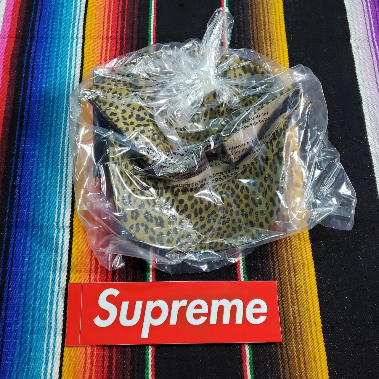Supreme X Barbour Waxed Camp Hat Cap Cotton Leopard... - Depop