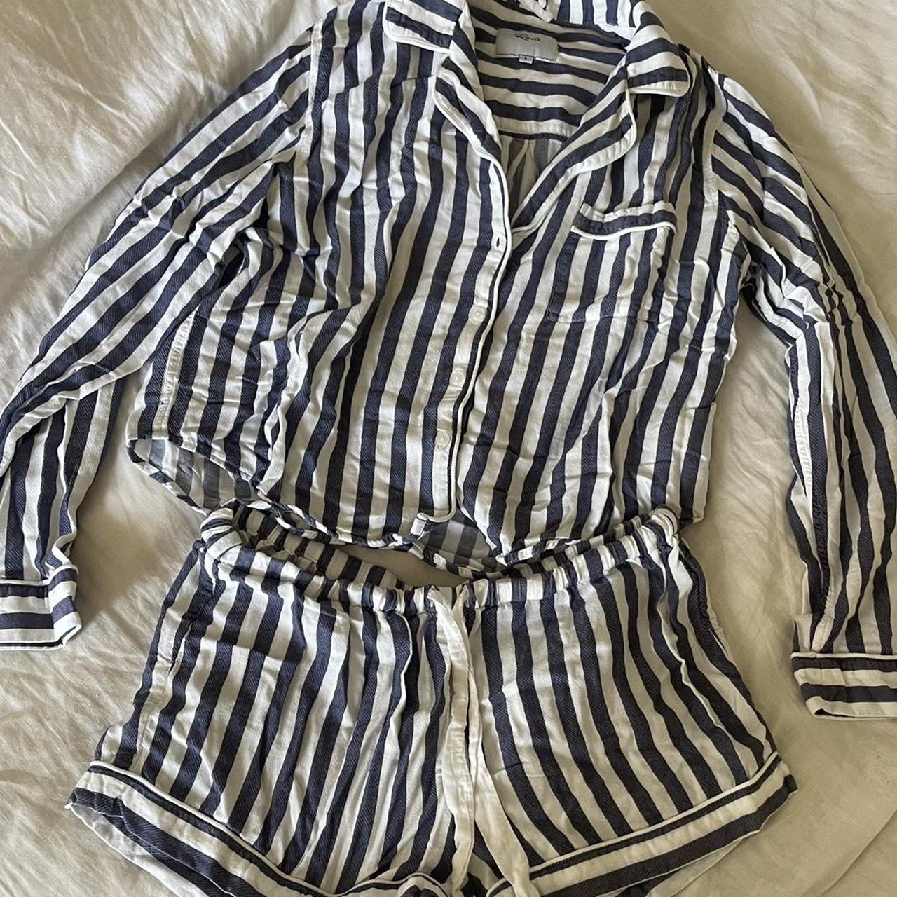 Rails blue striped pajamas set - Depop