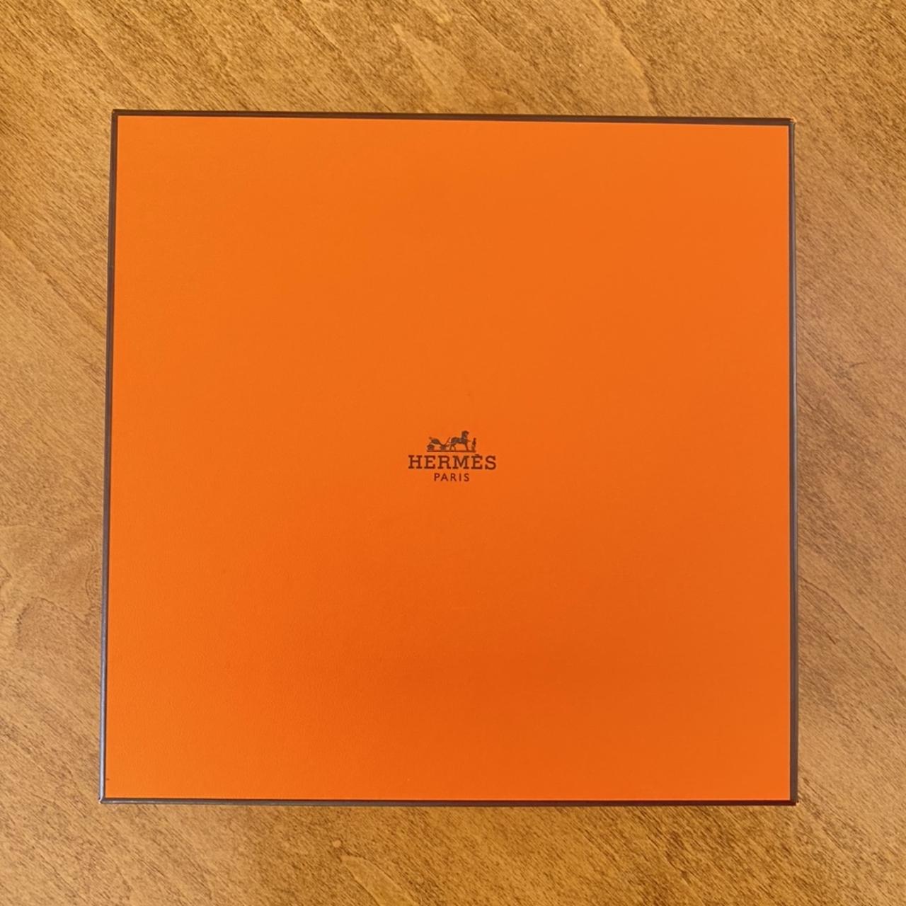 Hermès box #1 Authentic Hermes orange box Box only... - Depop