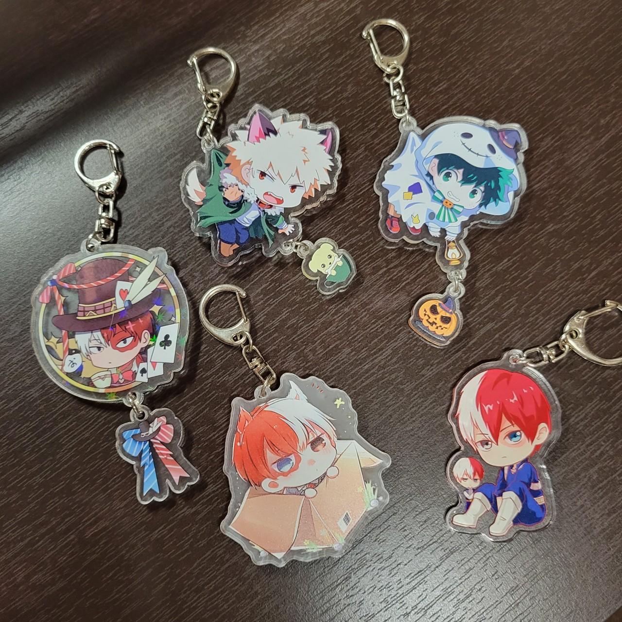 My Hero Academia assorted keychains - Beautiful,... - Depop