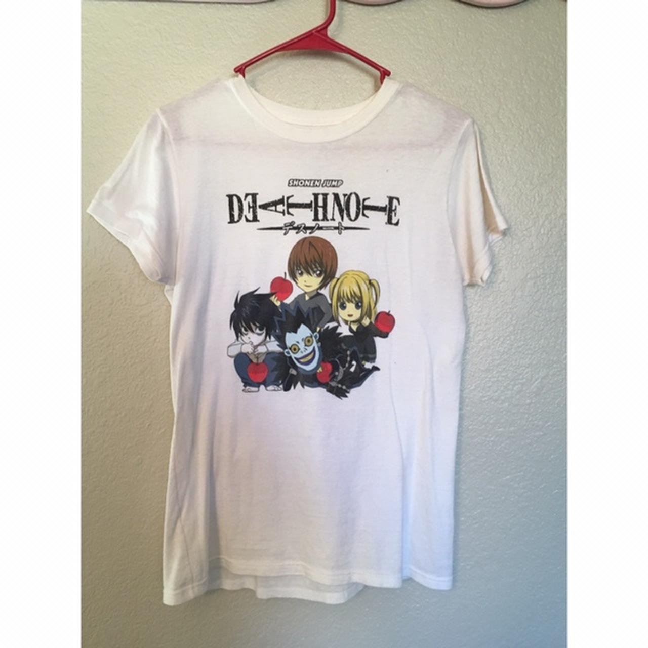 Chibi DeathNote anime shirt. Lightly worn, still in... - Depop