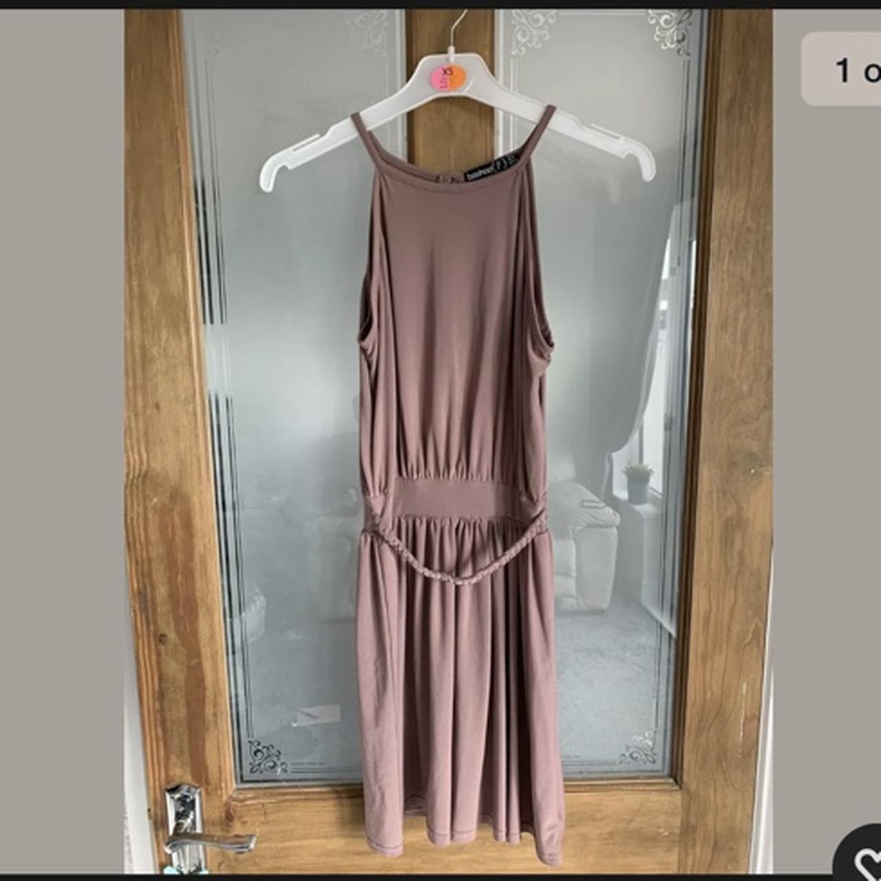 Boohoo pink dress - size 6 Has been worn #boohoo... - Depop