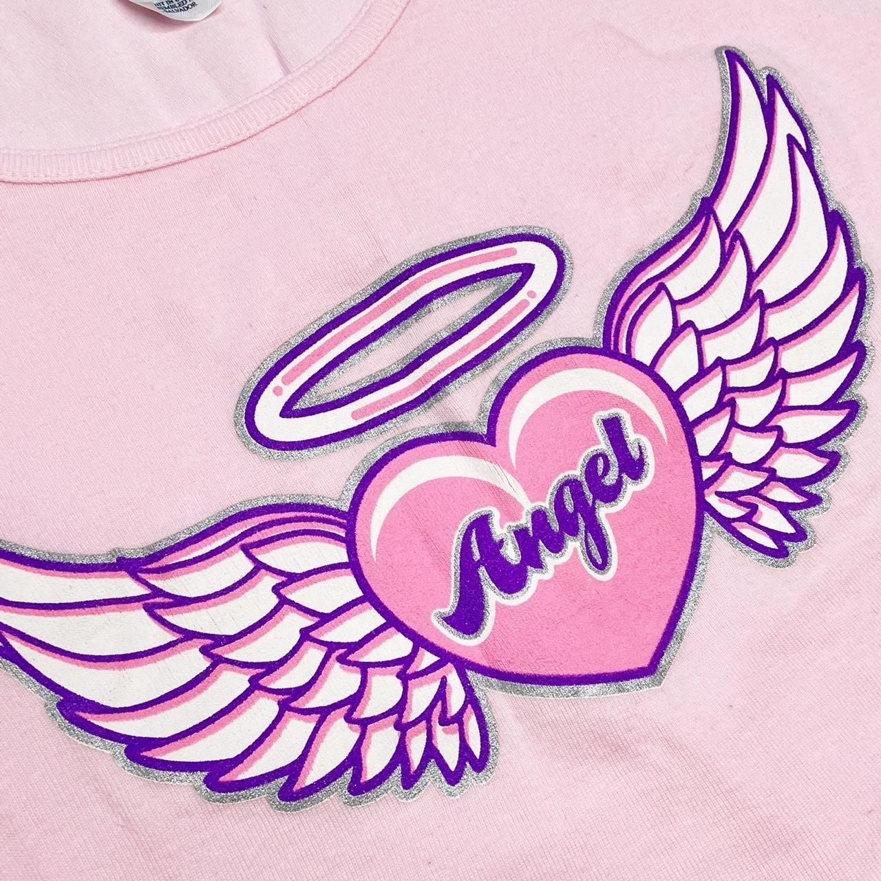 Y2k Preppy Angel Wings Tank Top Preloved Fits like... - Depop