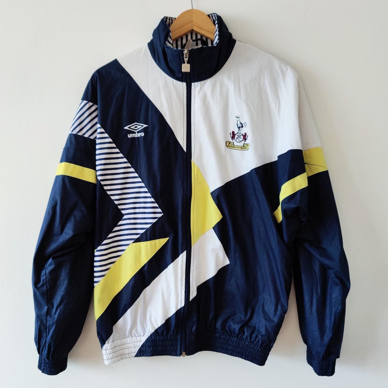 Vintage Tottenham Spurs football jacket by Umbro, as... - Depop