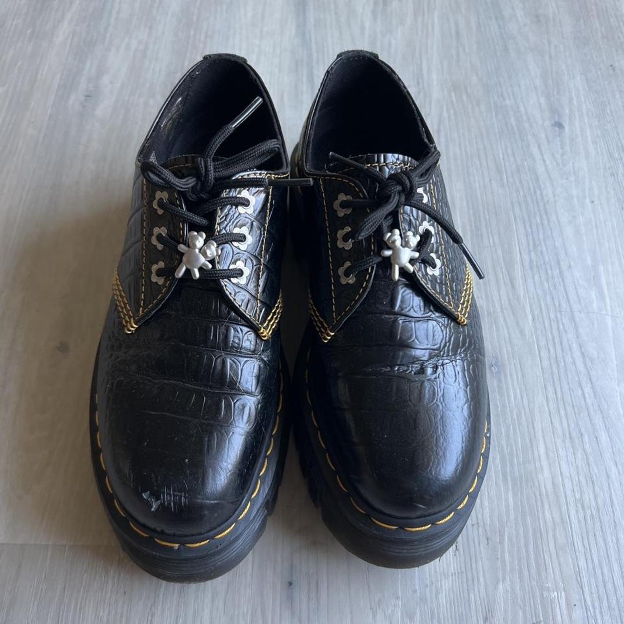 HEAVEN x DOC MARTINS COLLAB croc pattern booties,... | Depop