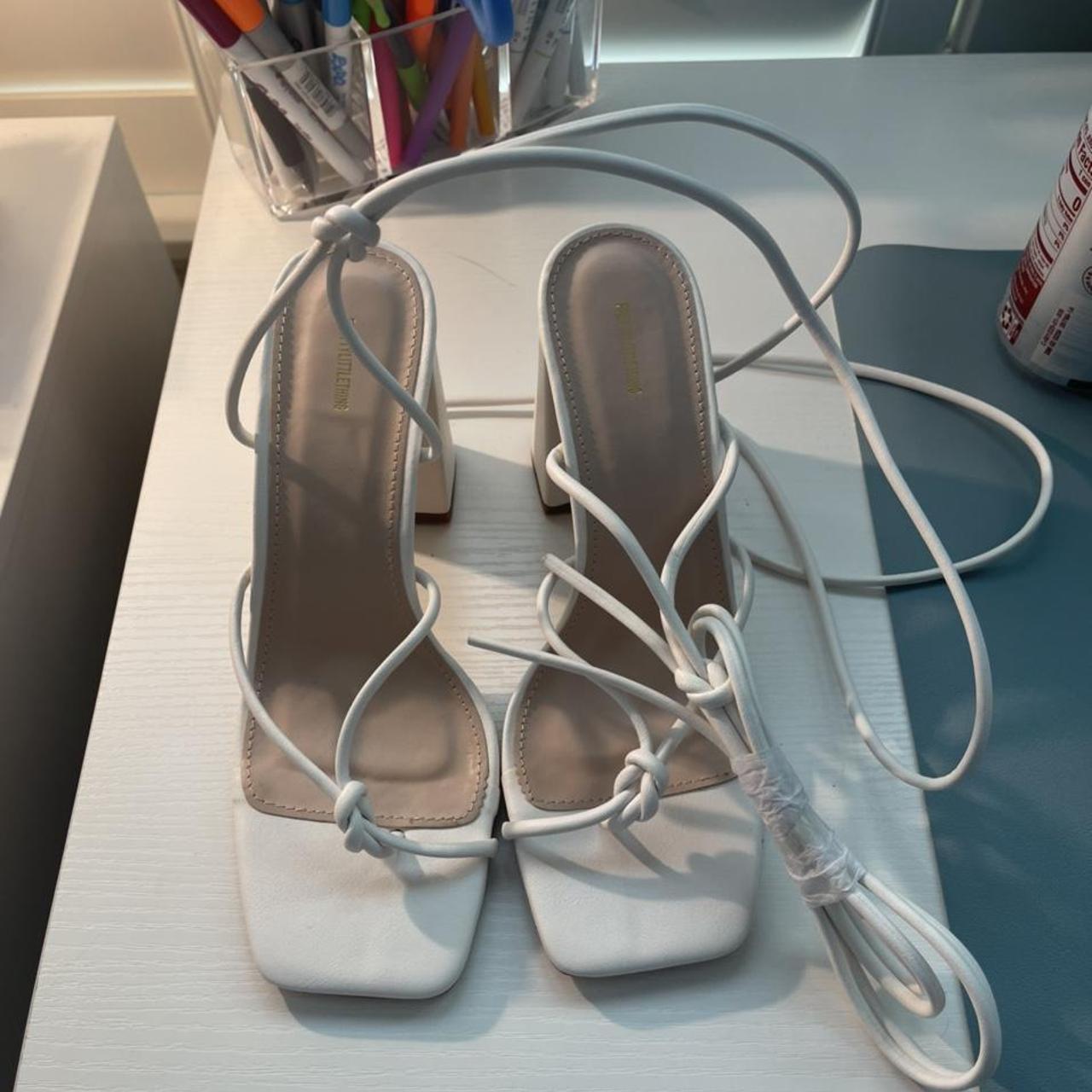 Pretty little thing heels -brand new never worn... - Depop