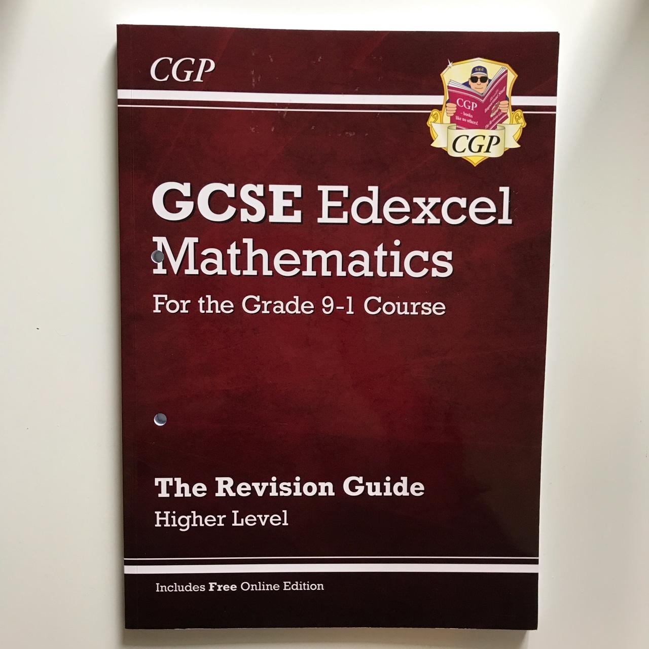 CGP GCSE Edexel mathematics revision guide (higher... - Depop