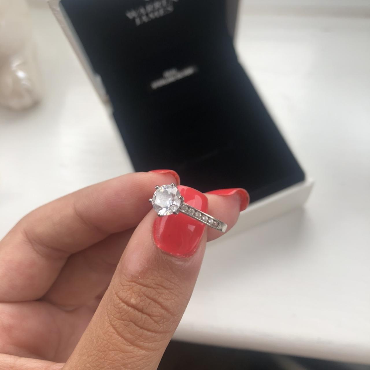 Warren James real sterling silver promise ring, size... - Depop