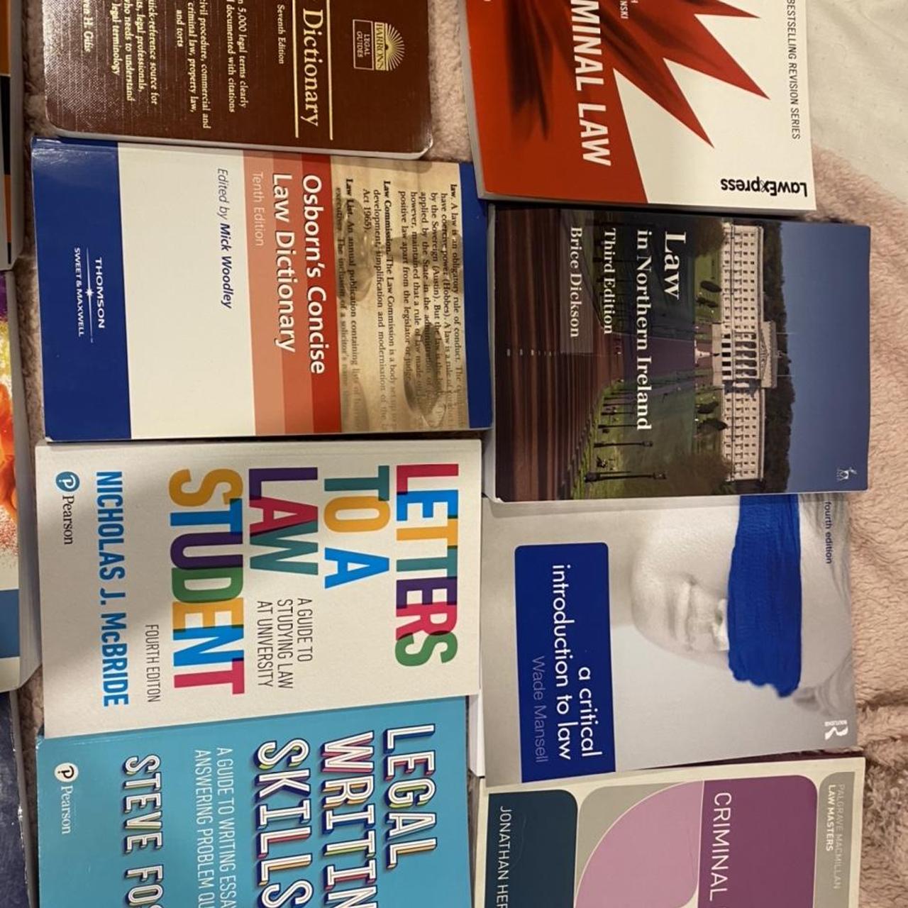 First year law and criminology books, would be ideal... - Depop