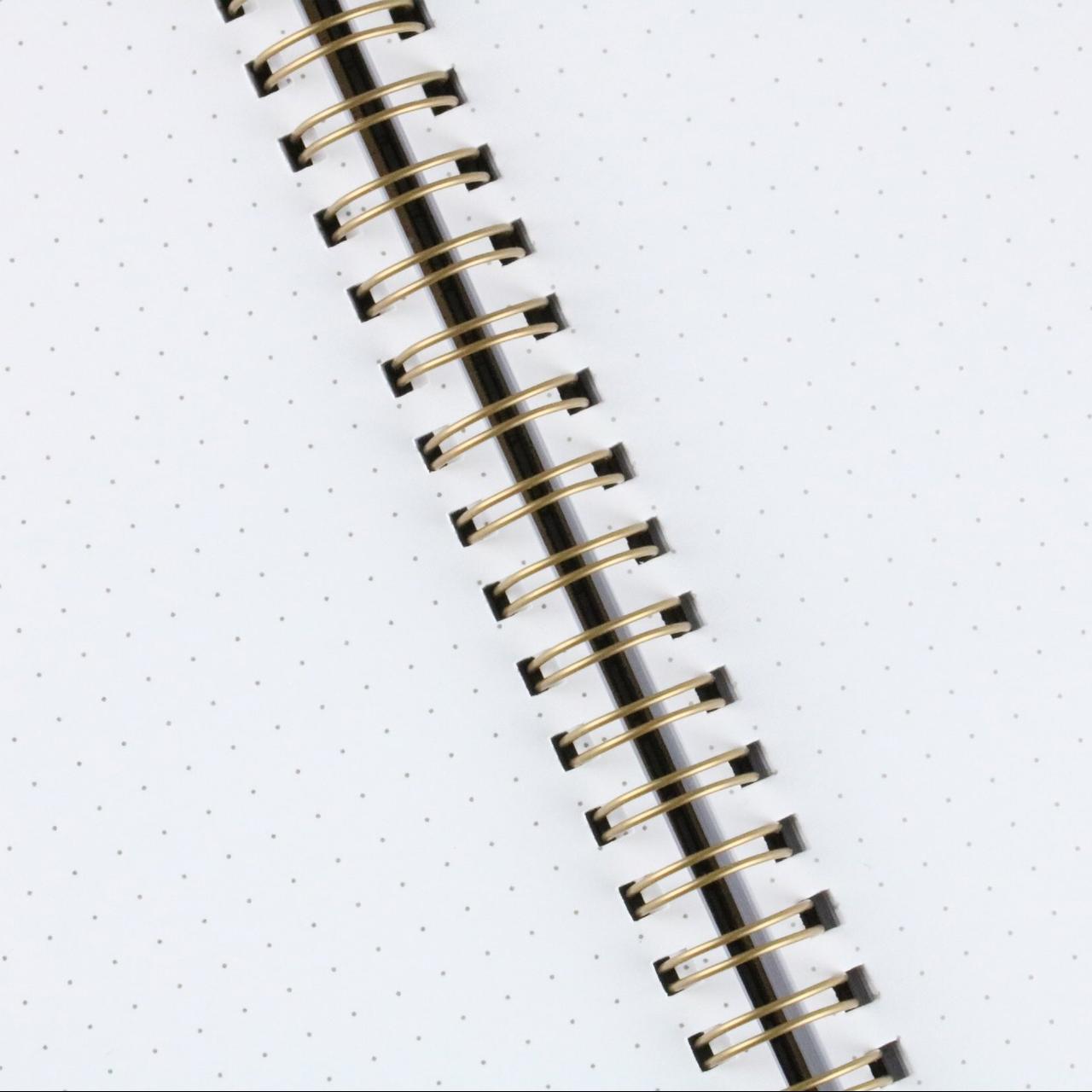 MILIKO A5 SIZE PU LEATHER SOFTCOVER DOT GRID... - Depop