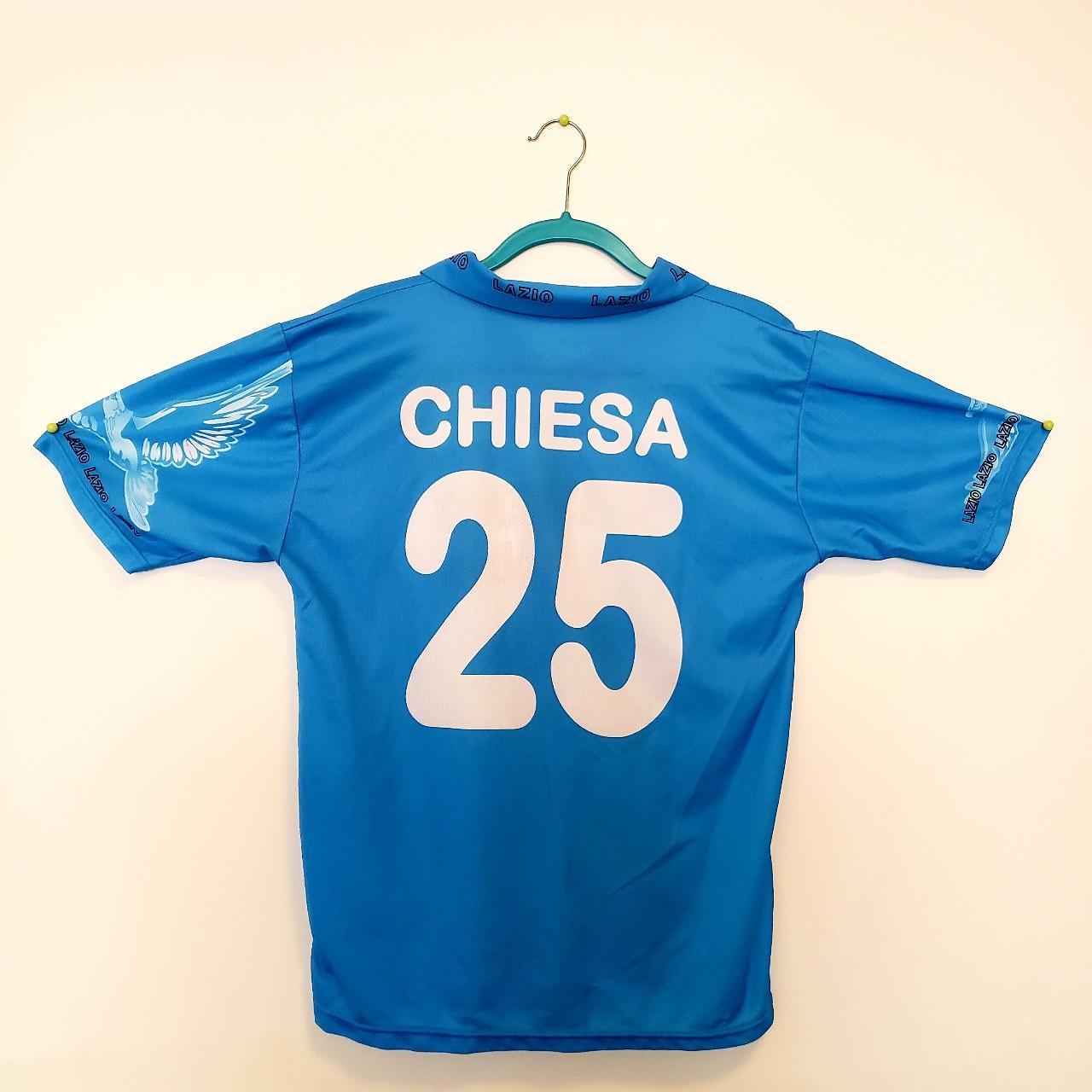 ⚽️ Vintage Lazio Home Kit, "Chiesa", Rated B-grade... - Depop