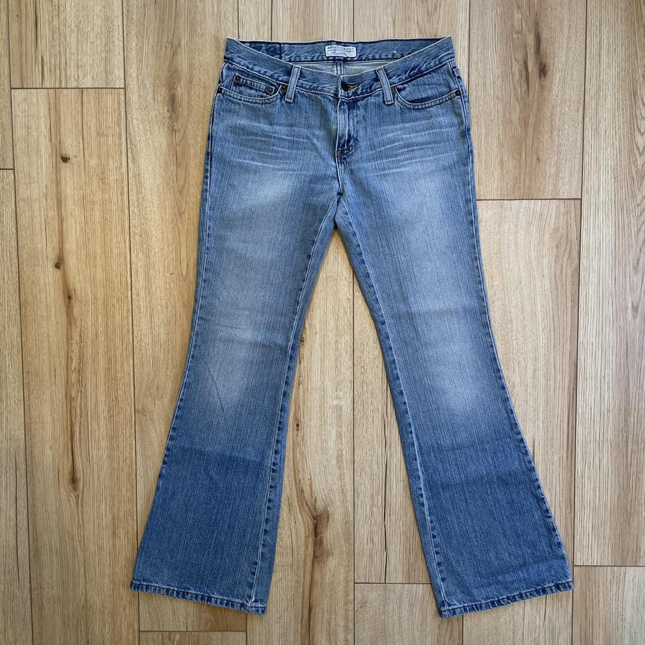 American Eagle Outfitters Womens Blue And Navy Jeans Depop