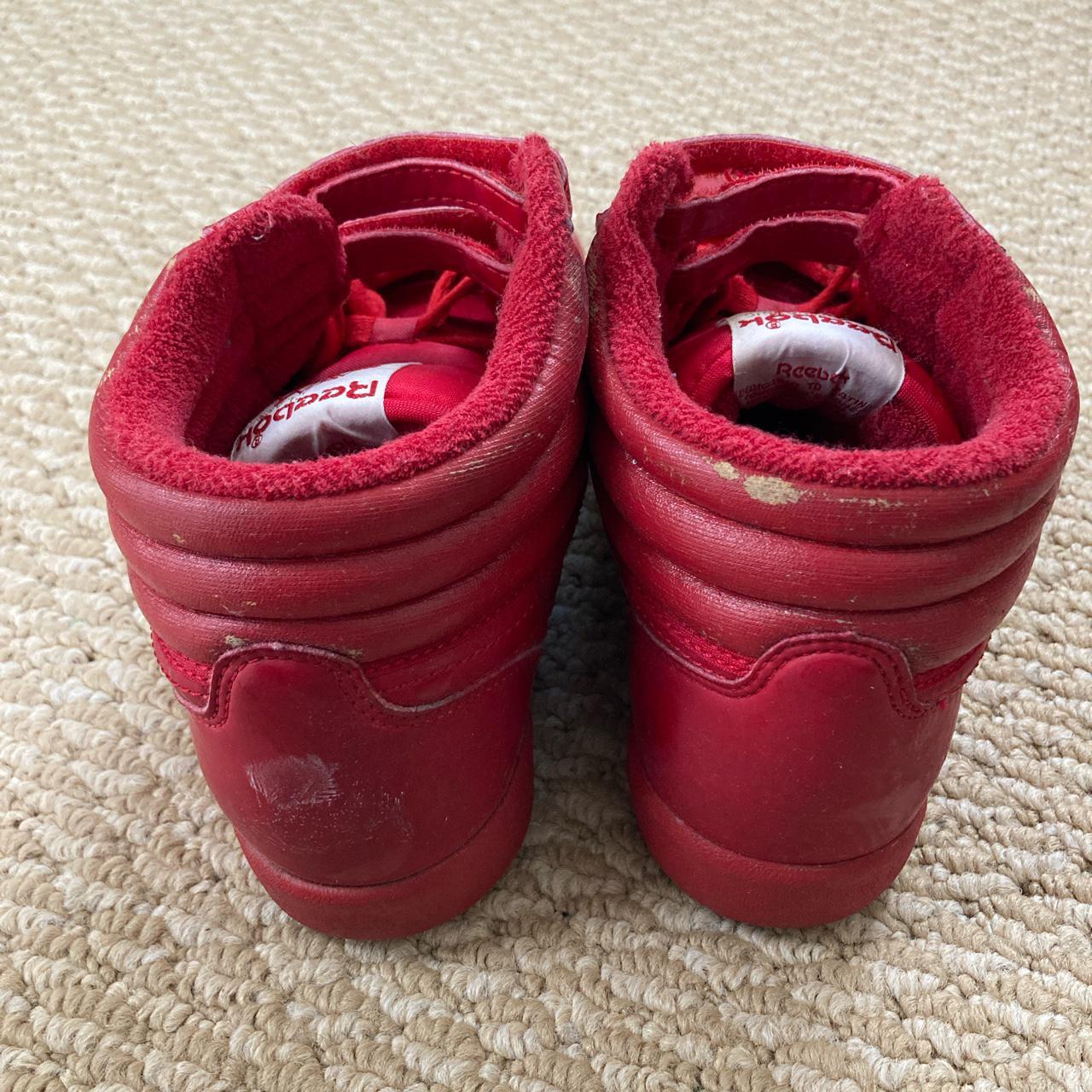 Vintage 80s Red Reebok Classic. Women’s size... - Depop