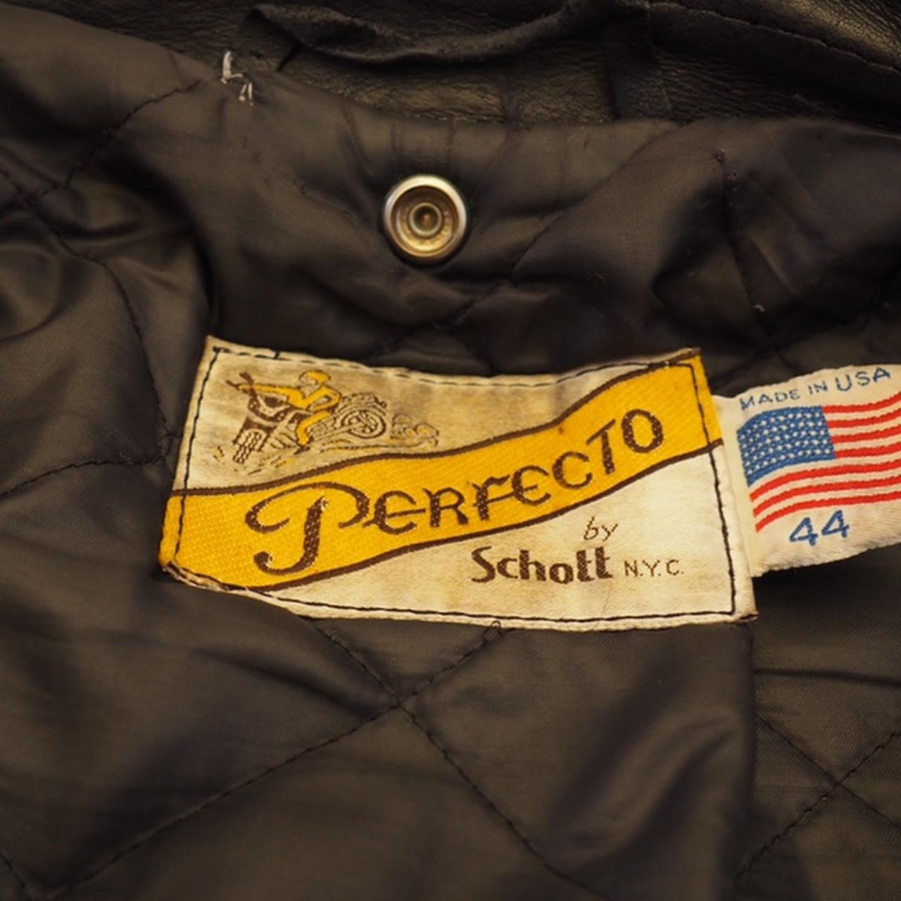 Gorgeous 1980s 618 Schott Perfecto leather jacket,... - Depop