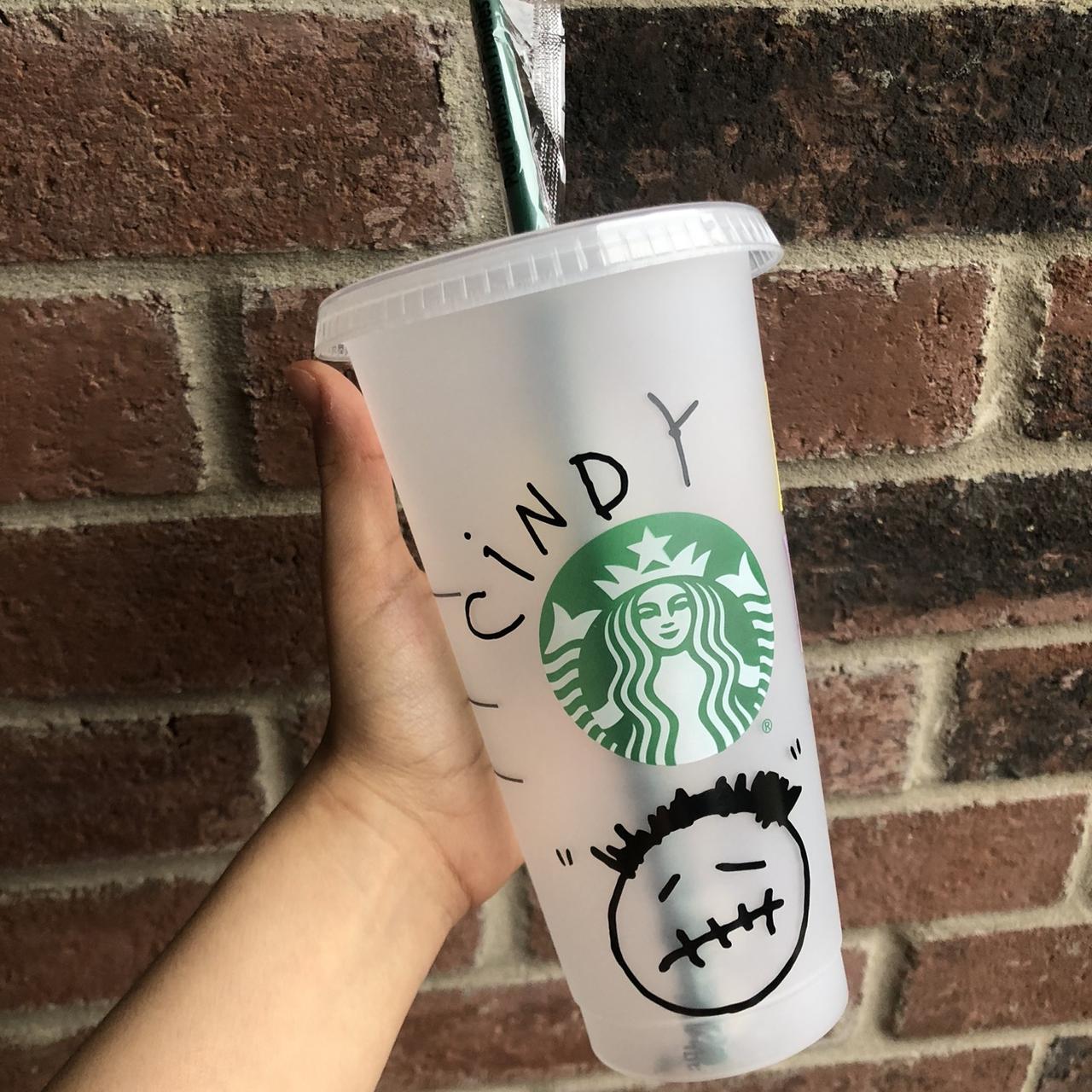 Custom Travis Scott Starbucks cup AVAILABLE... - Depop